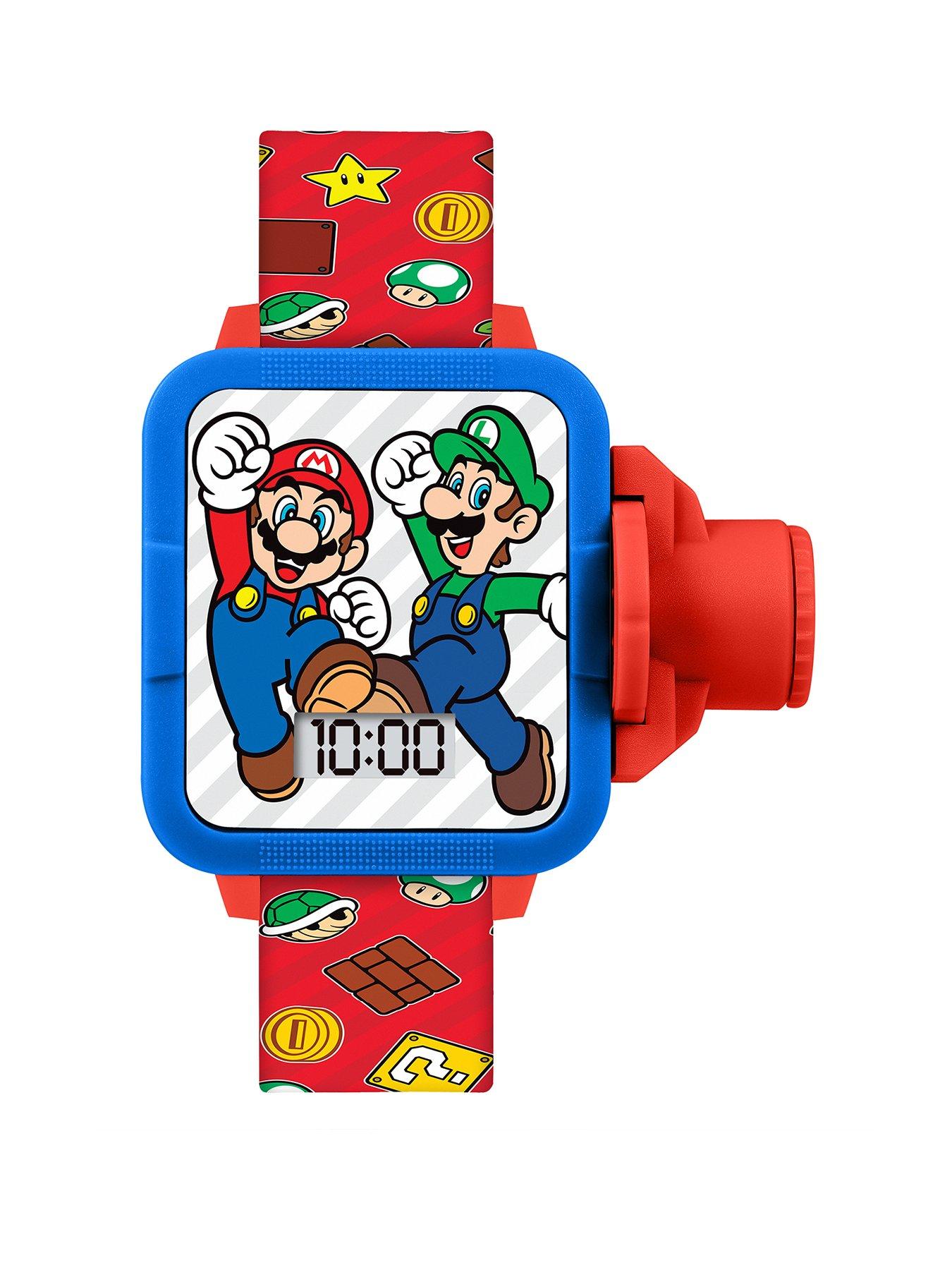 Super Mario Mario Red Strap Projection Watch | littlewoods.com