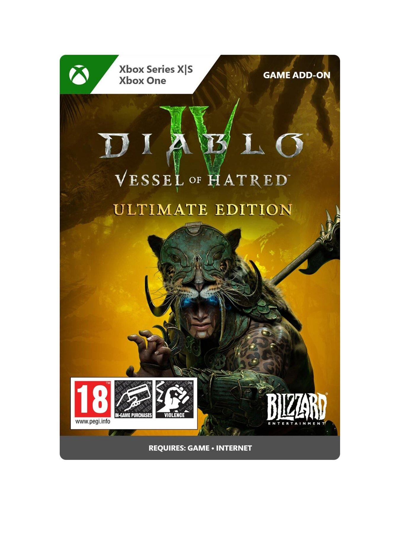 Xbox Diablo IV: Vessel of Hatred - Ultimate Edition (Pre-Purchase Digital Download) | Littlewoods