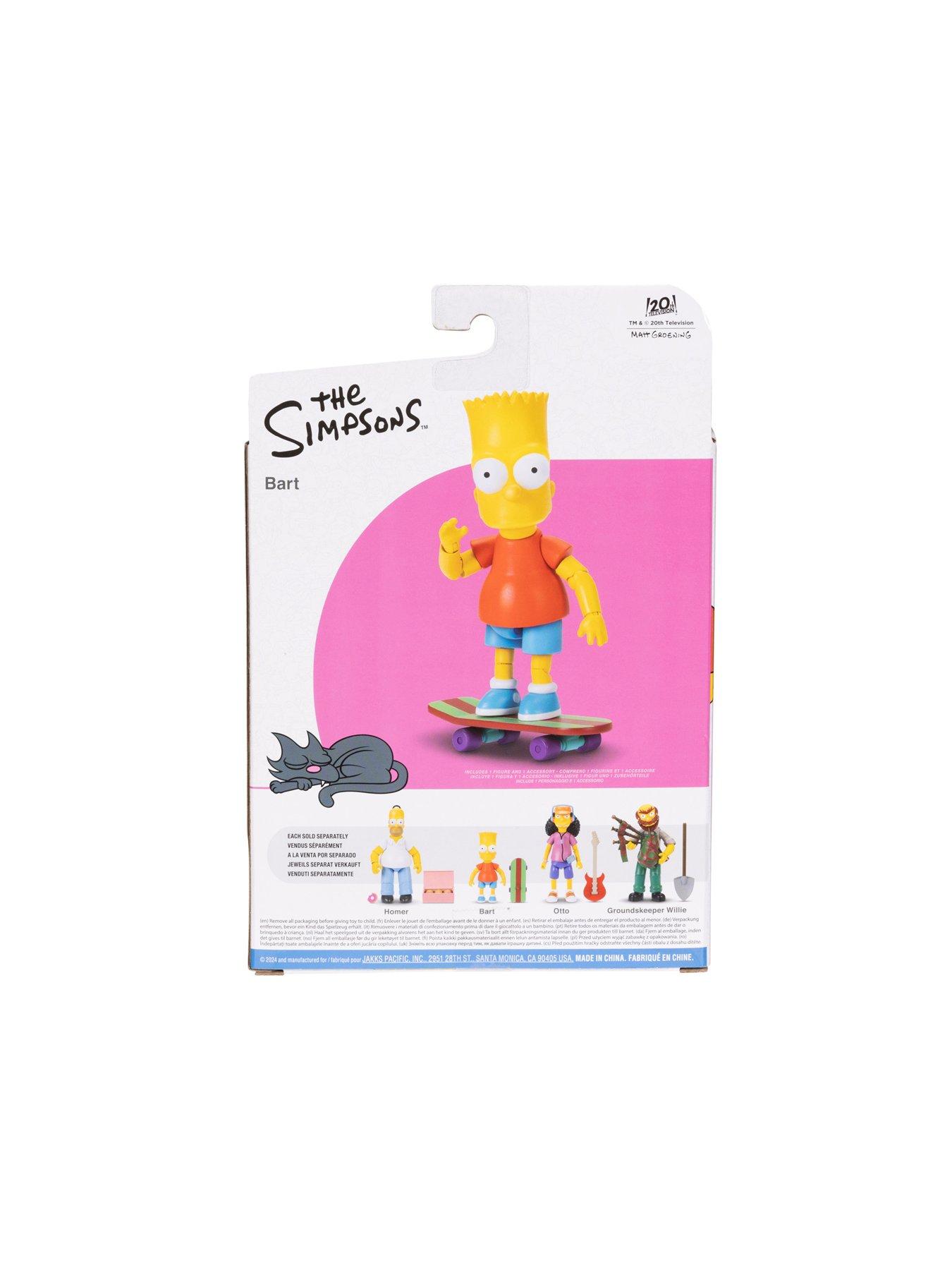 The Simpsons Bart Action Figure with 14+ Points of Articulation ...