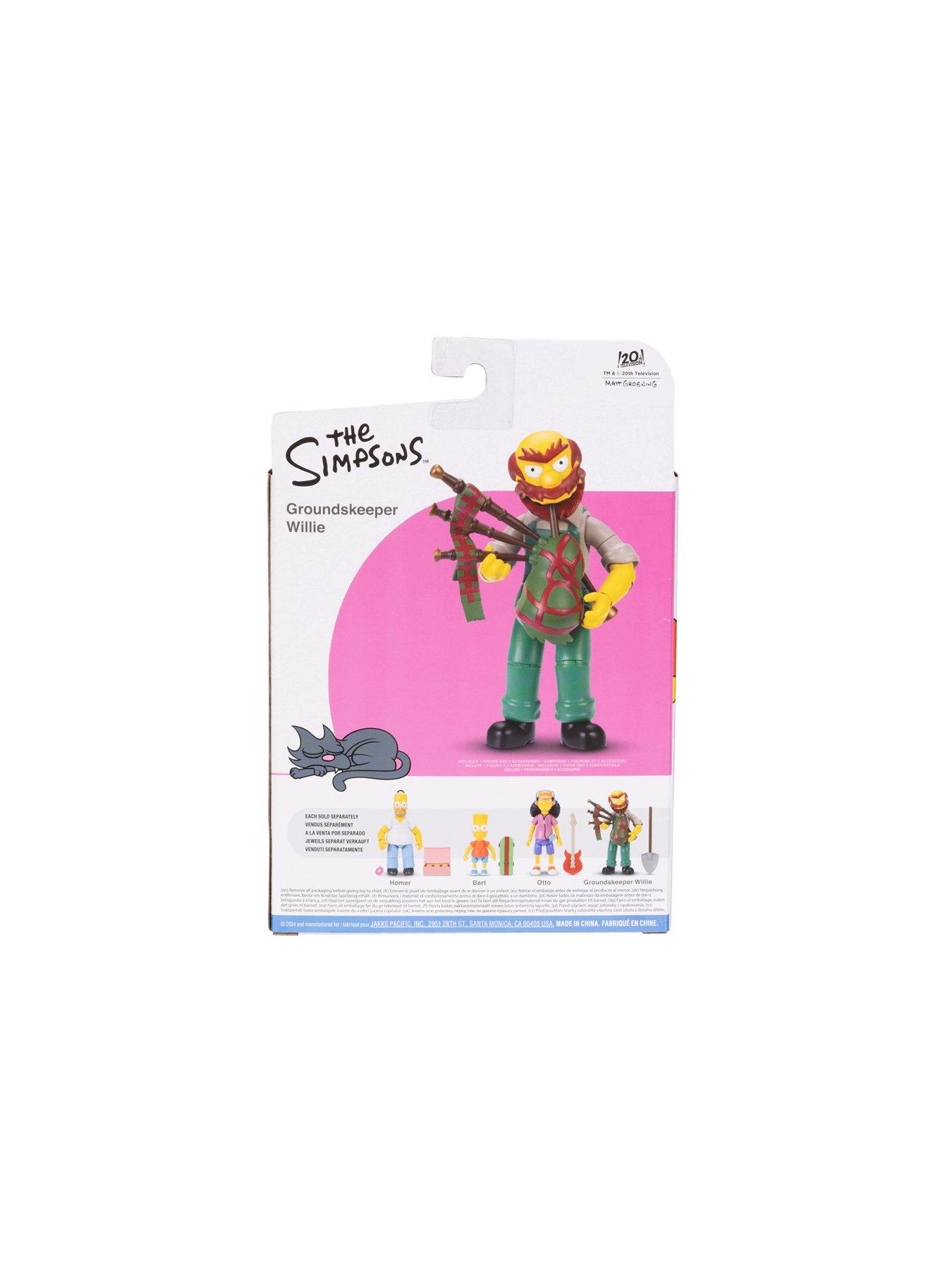 The Simpsons Willie 5-Inch Action Figure with 14+ Points of ...