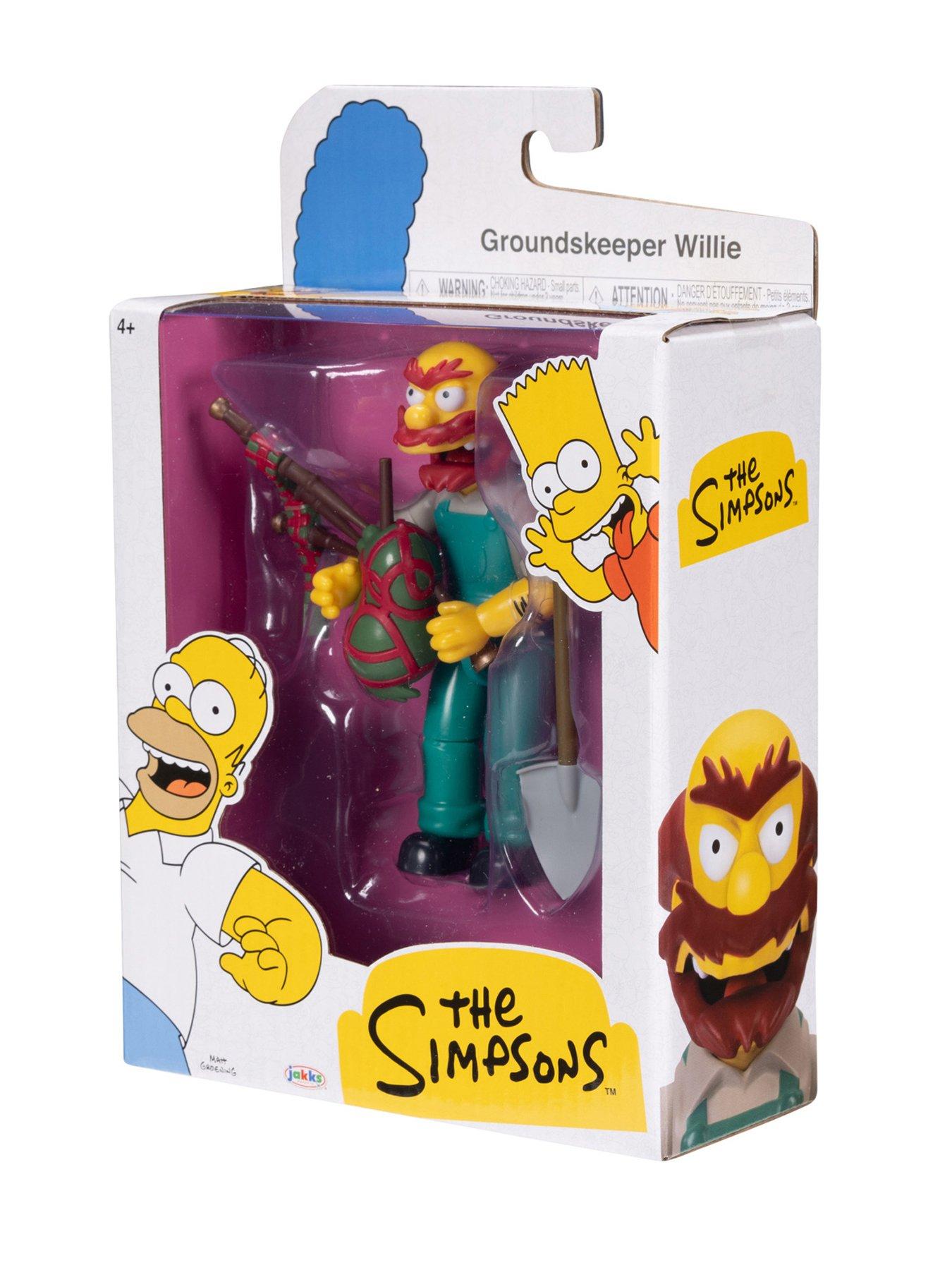 The Simpsons Willie 5-Inch Action Figure with 14+ Points of ...