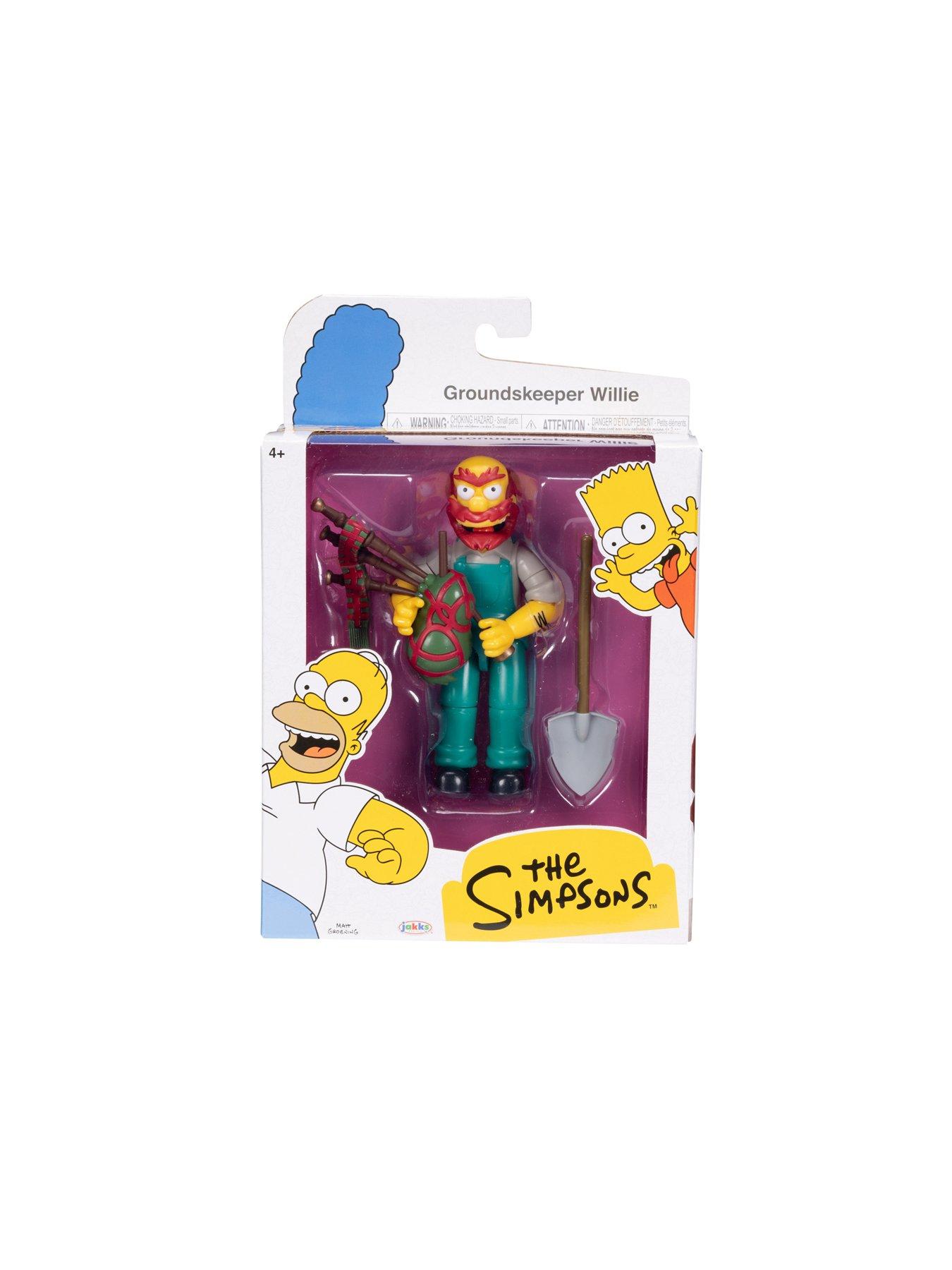 The Simpsons Willie 5-Inch Action Figure with 14+ Points of ...