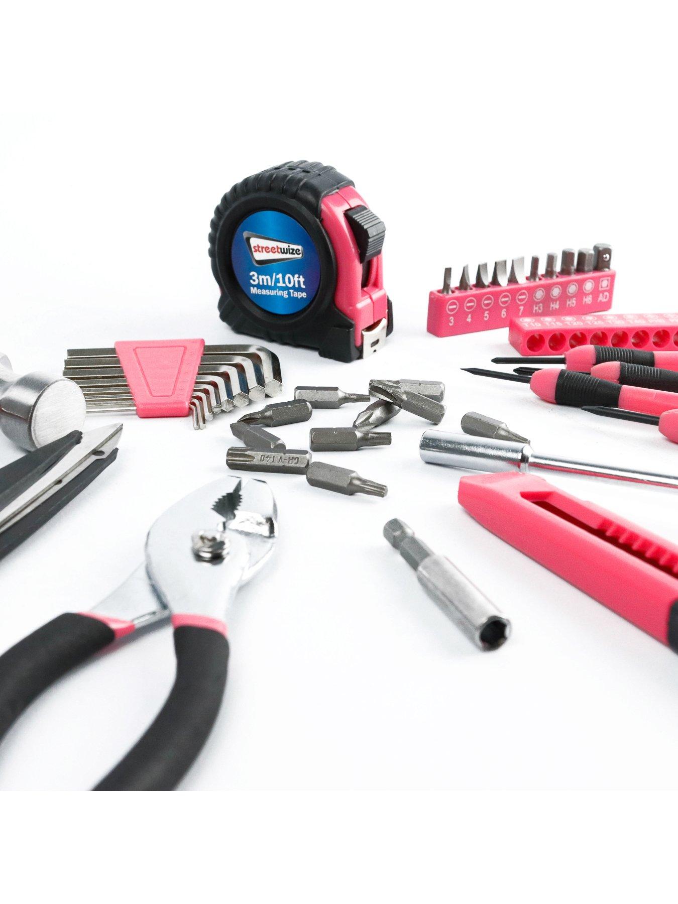 Streetwize 39-piece 'Think Pink' Tool Kit | Littlewoods