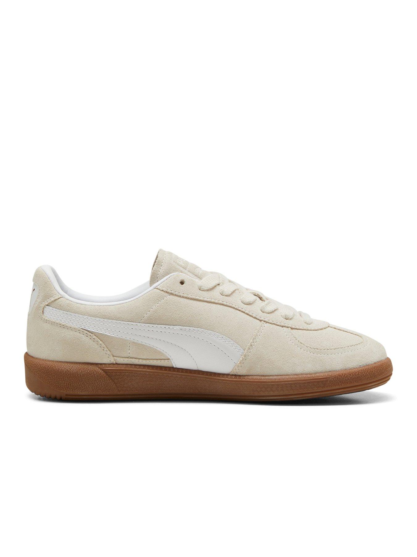 Puma Unisex Palermo Trainers - Light Grey | Littlewoods