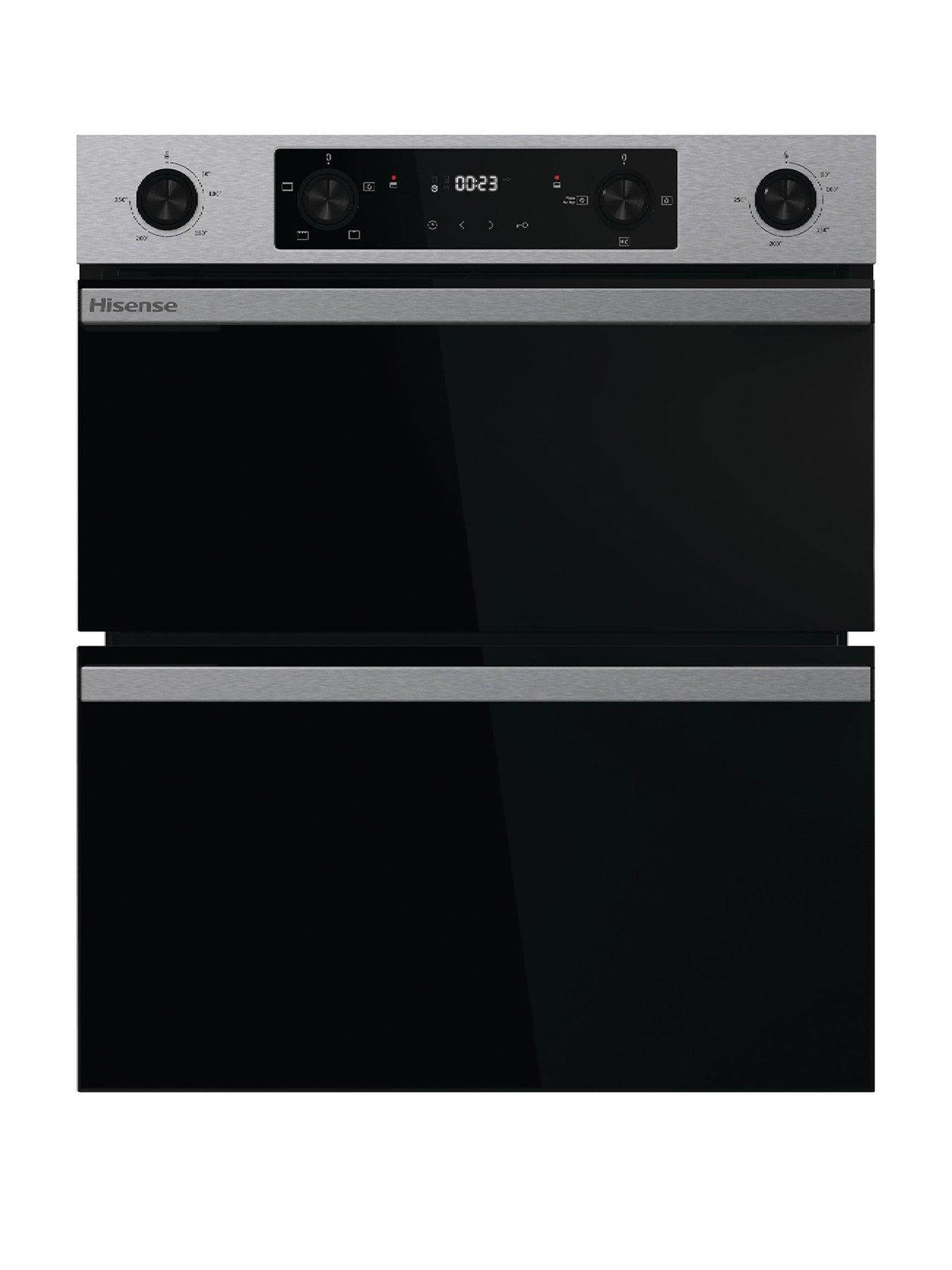 Hisense Hi6 BUD714221AX 54/38L Built Under Double Oven with Enamel ...