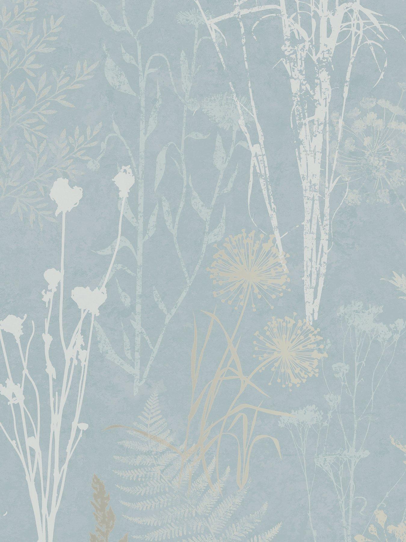 Superfresco Easy Organics Wallpaper - Duck Egg | littlewoods.com