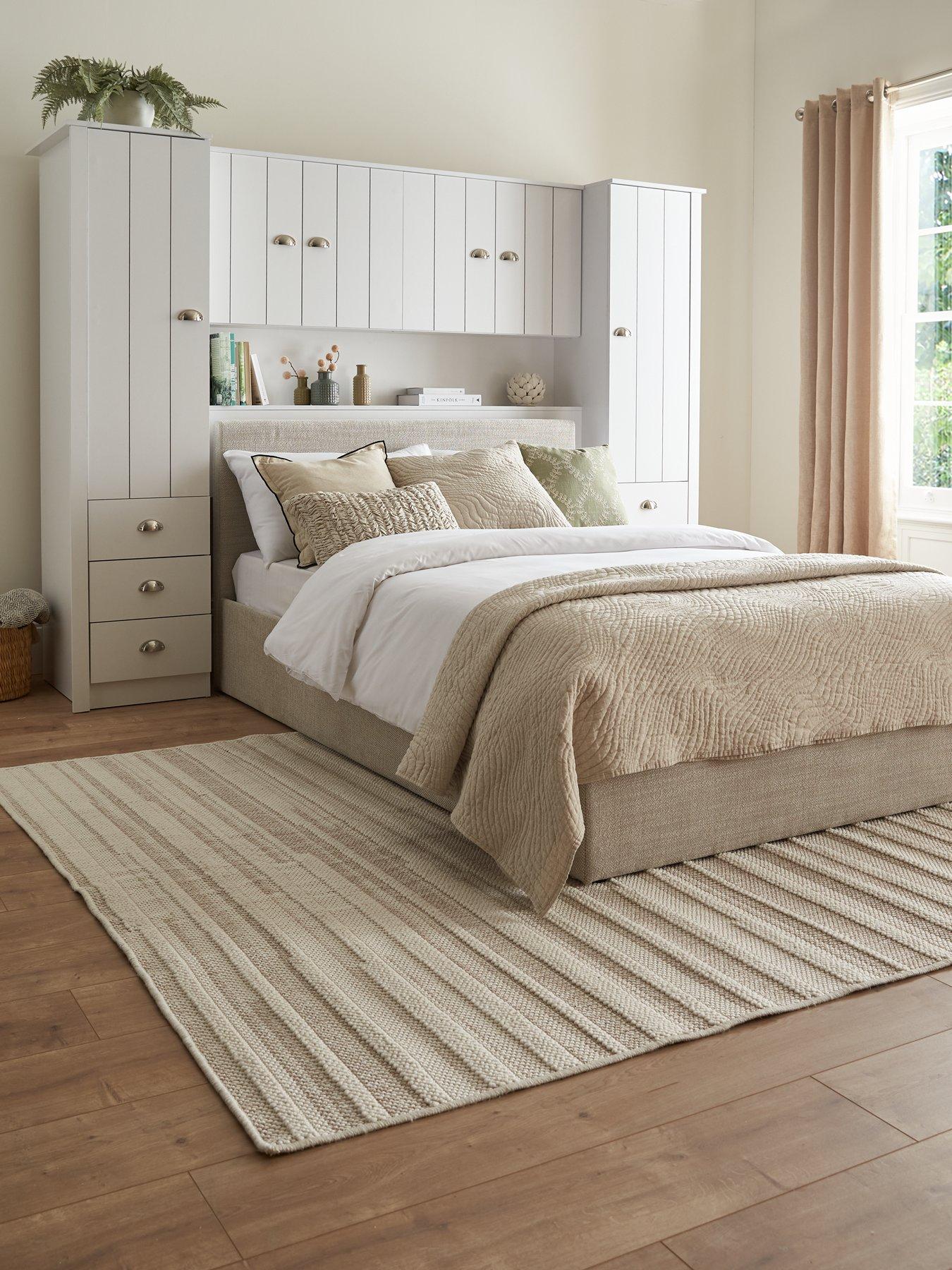Very Home Atlanta Overbed Storage Unit - White | littlewoods.com