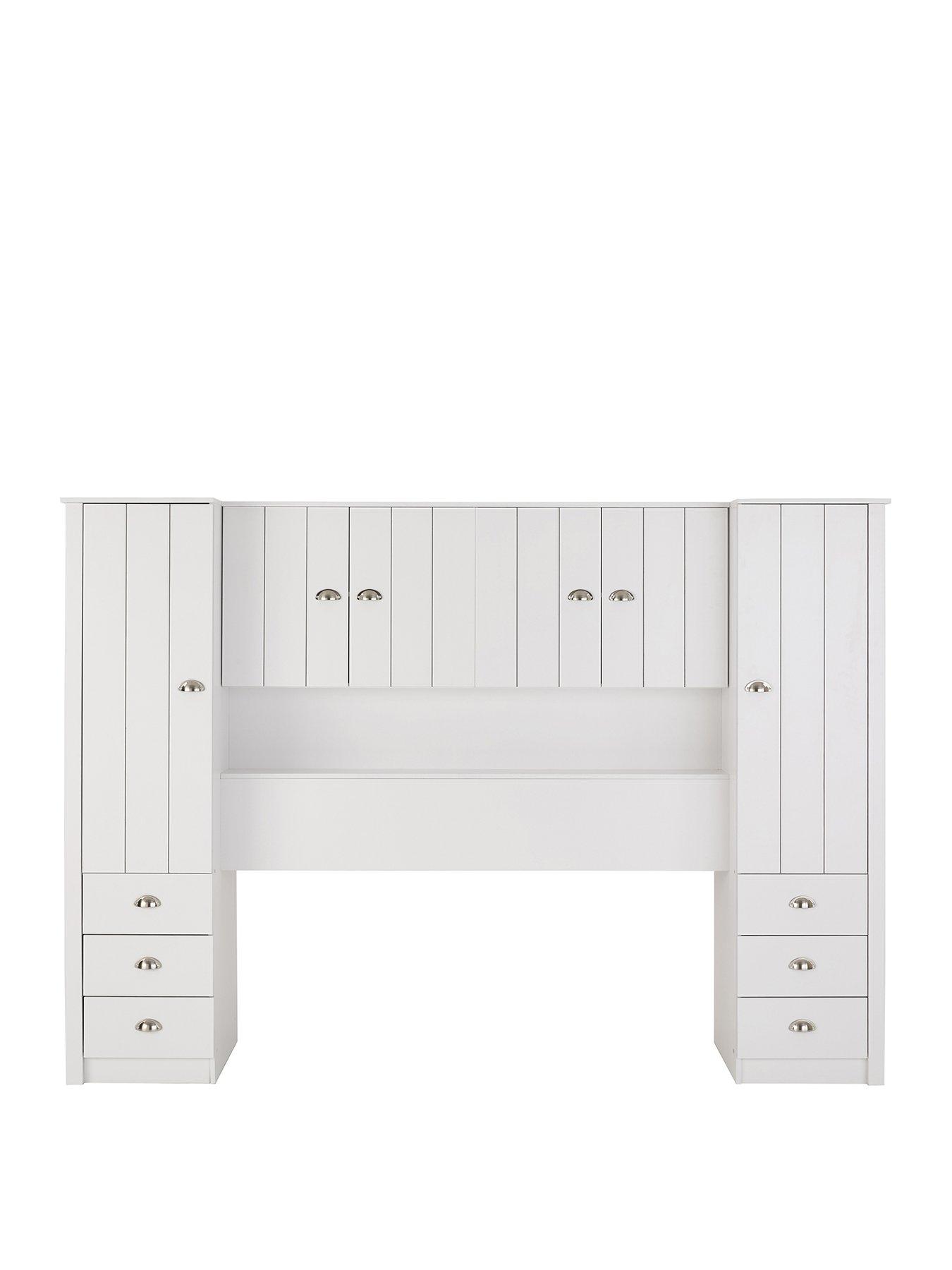 Very Home Atlanta Overbed Storage Unit - White | littlewoods.com