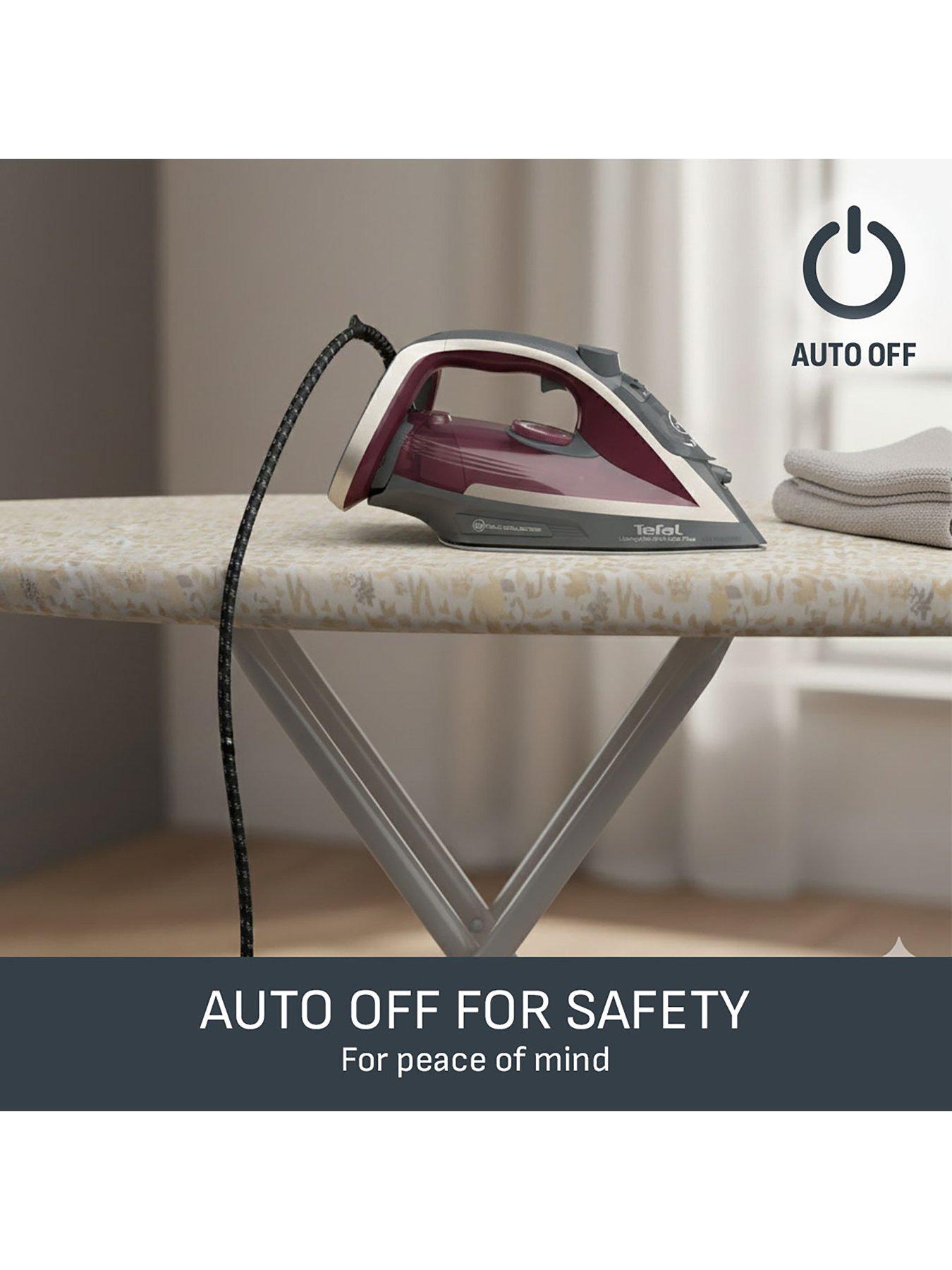 Tefal Ultraglide + Steam Iron, Ruby & White | Littlewoods