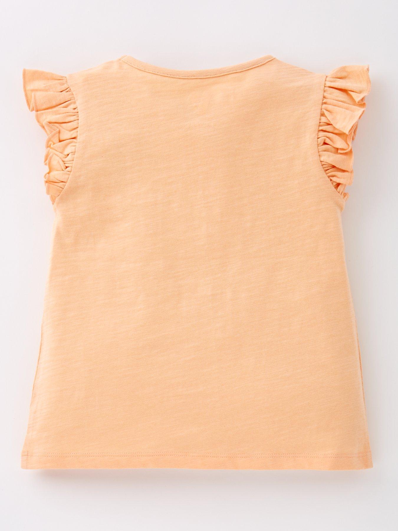 Mini V by Very Girls Matching Set Frill Ice Cream 3 Pack T-shirts ...