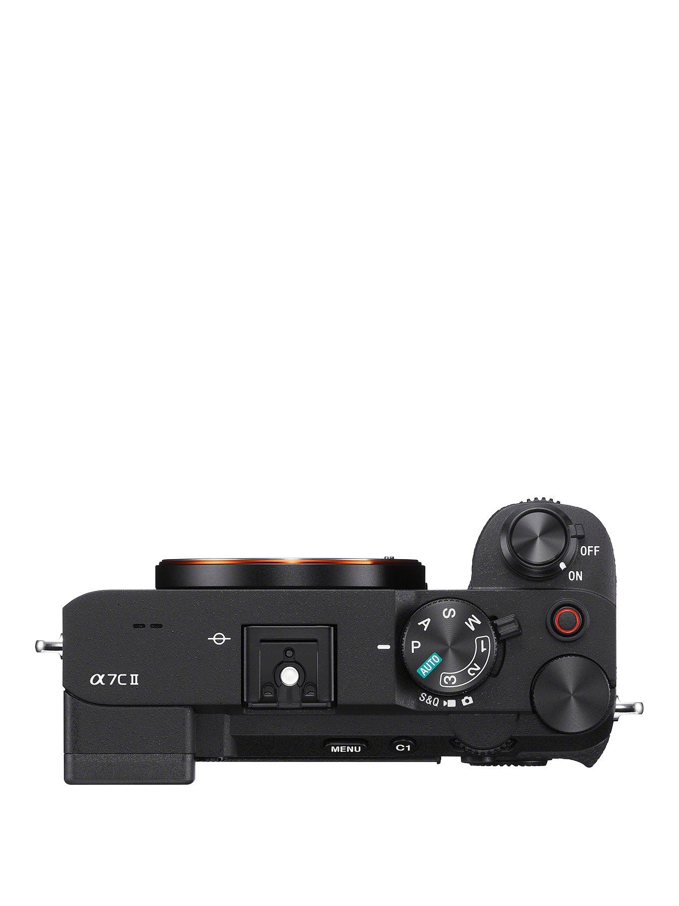Sony Alpha a7C II Compact Full-Frame Mirrorless Camera with 28-60mm lens Silver | Littlewoods