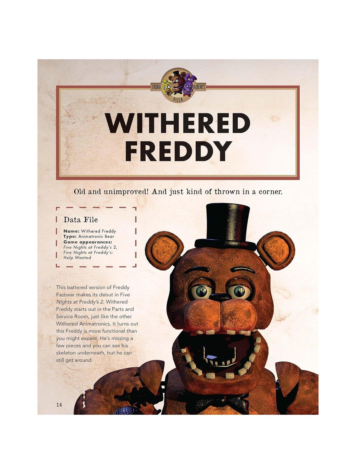 Five Nights At Freddys Official Character Encyclopedia Five Nights