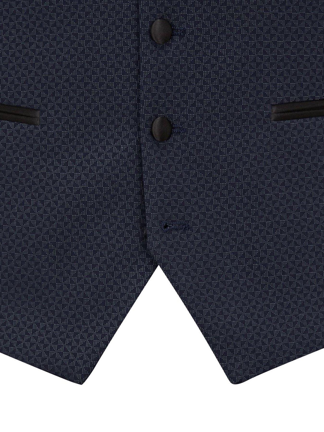 Skopes Cuba Standard Tuxedo Waistcoat - Navy | Littlewoods