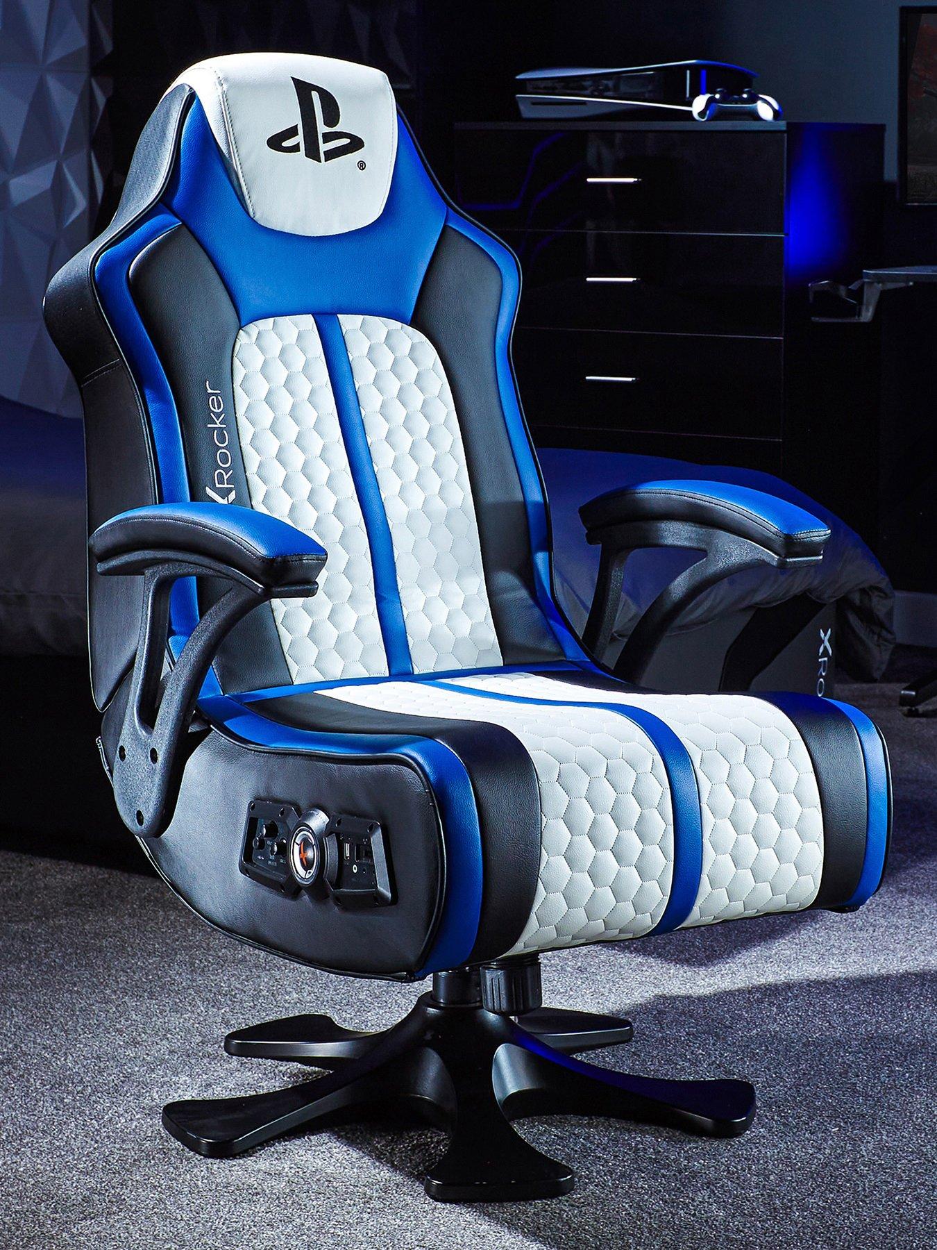 X Rocker XR Officially Licensed Playstation Legend 2.1 - WHITE/BLACK ...