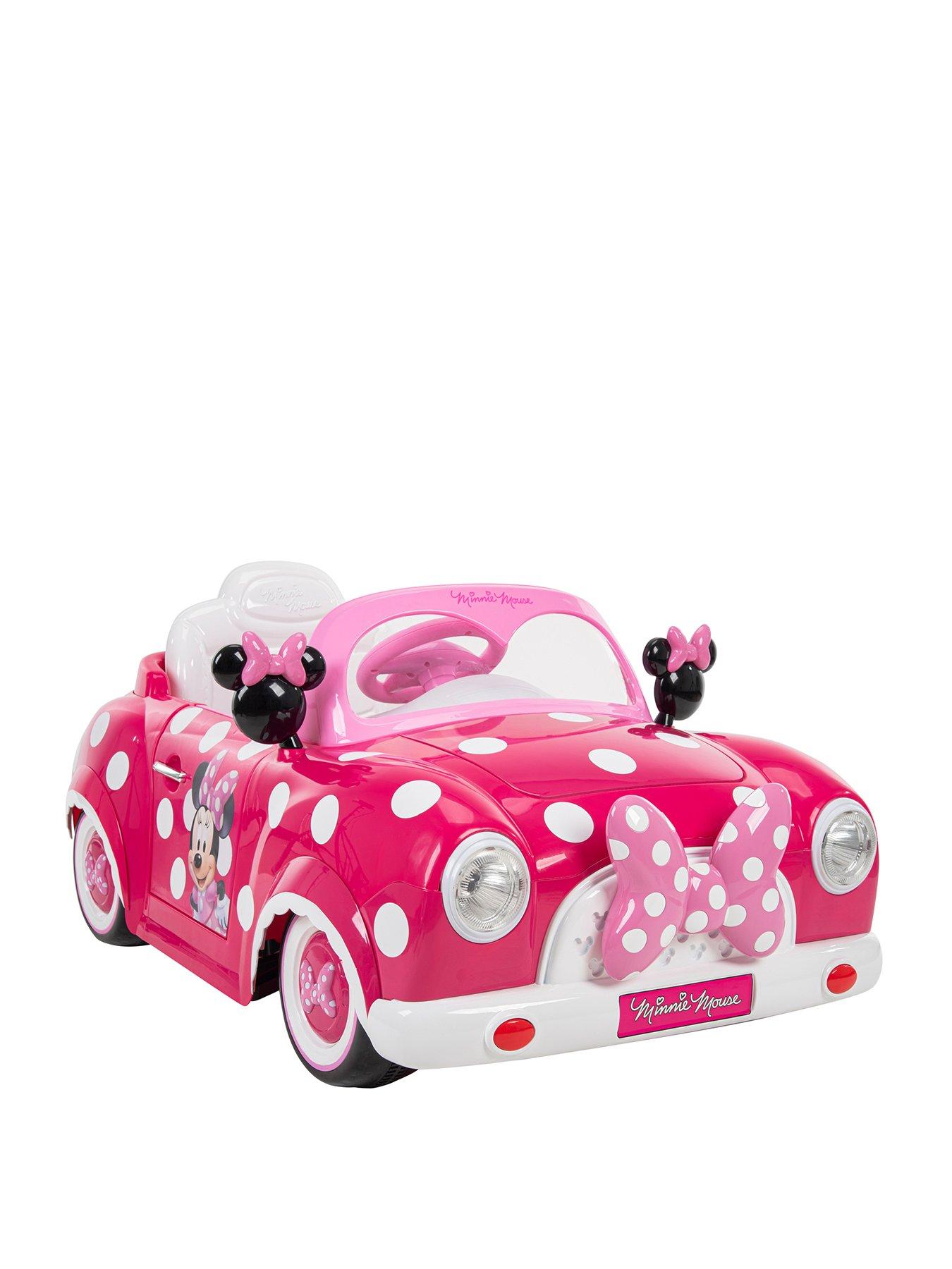 Minnie Mouse Huffy Minnie Car 6v Battery Ride On | Littlewoods