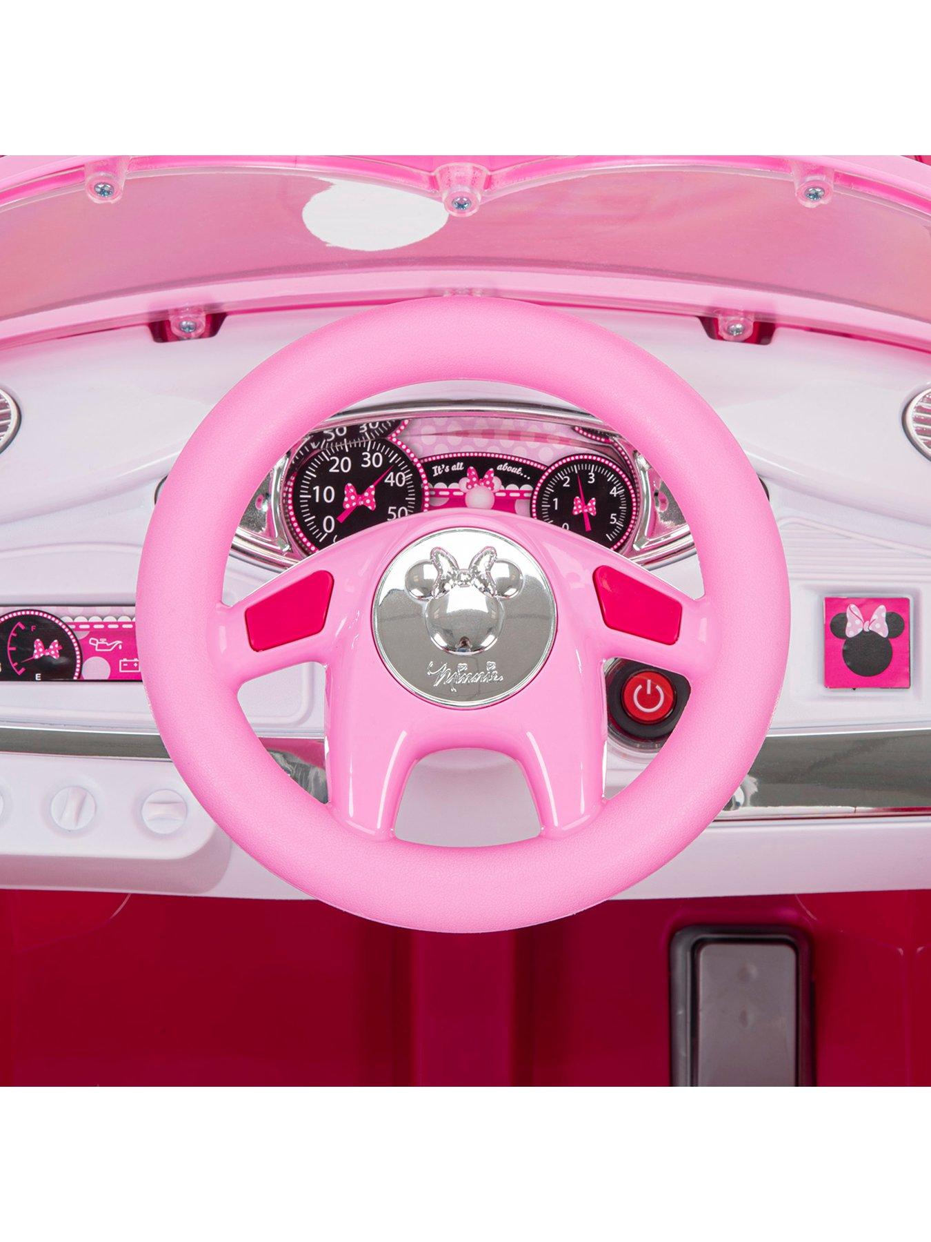 Minnie Mouse Huffy Minnie Car 6v Battery Ride On | Littlewoods