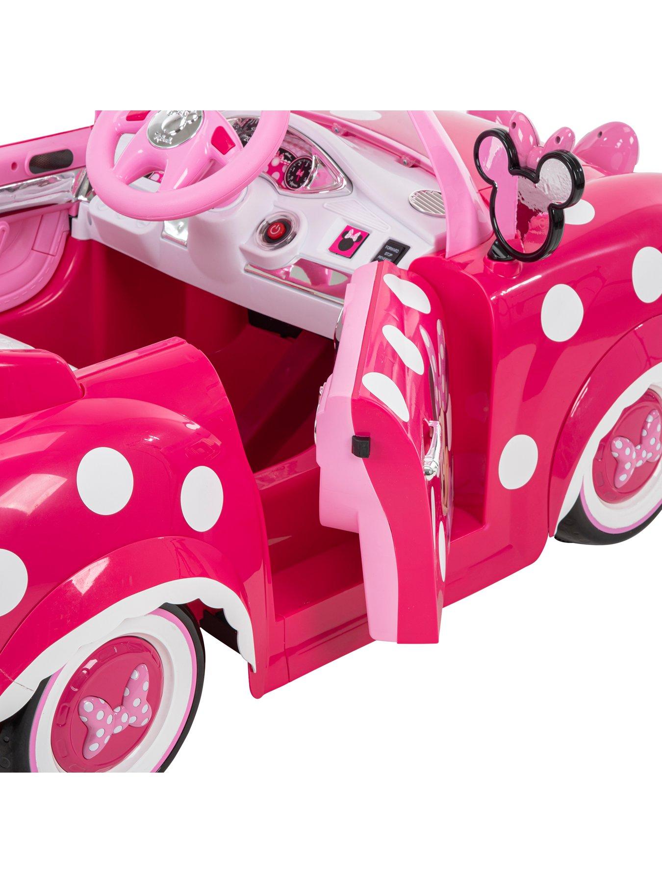 Minnie Mouse Huffy Minnie Car 6v Battery Ride On | Littlewoods