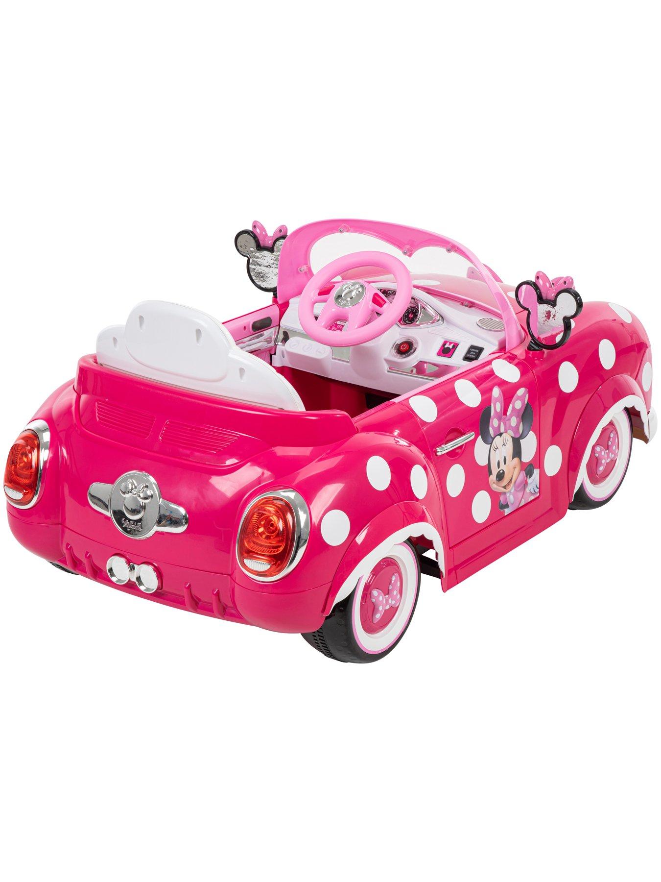 Minnie Mouse Huffy Minnie Car 6v Battery Ride On | Littlewoods
