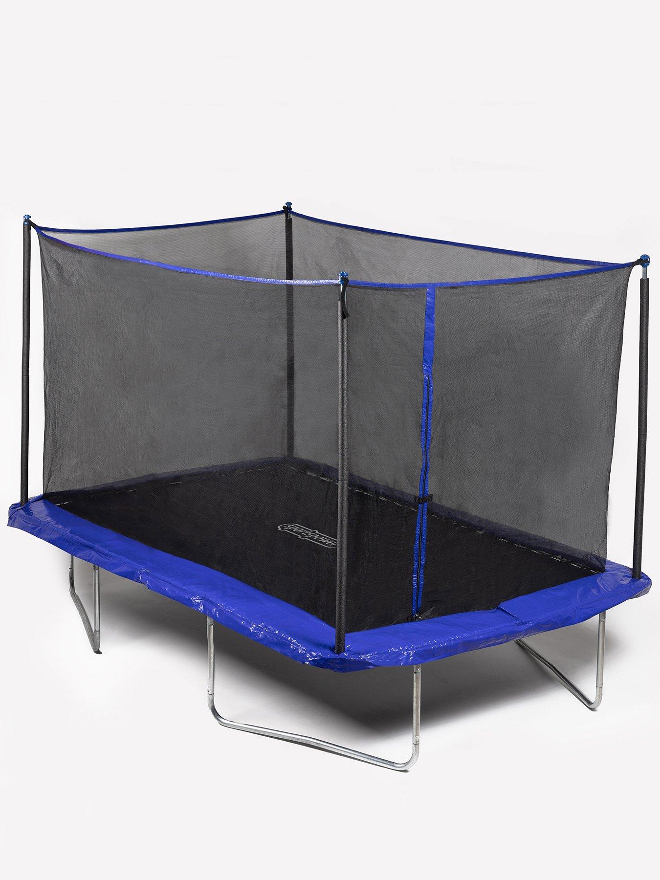 Sportspower 10ft x 8ft Rectangular Trampoline & Enclosure | Littlewoods