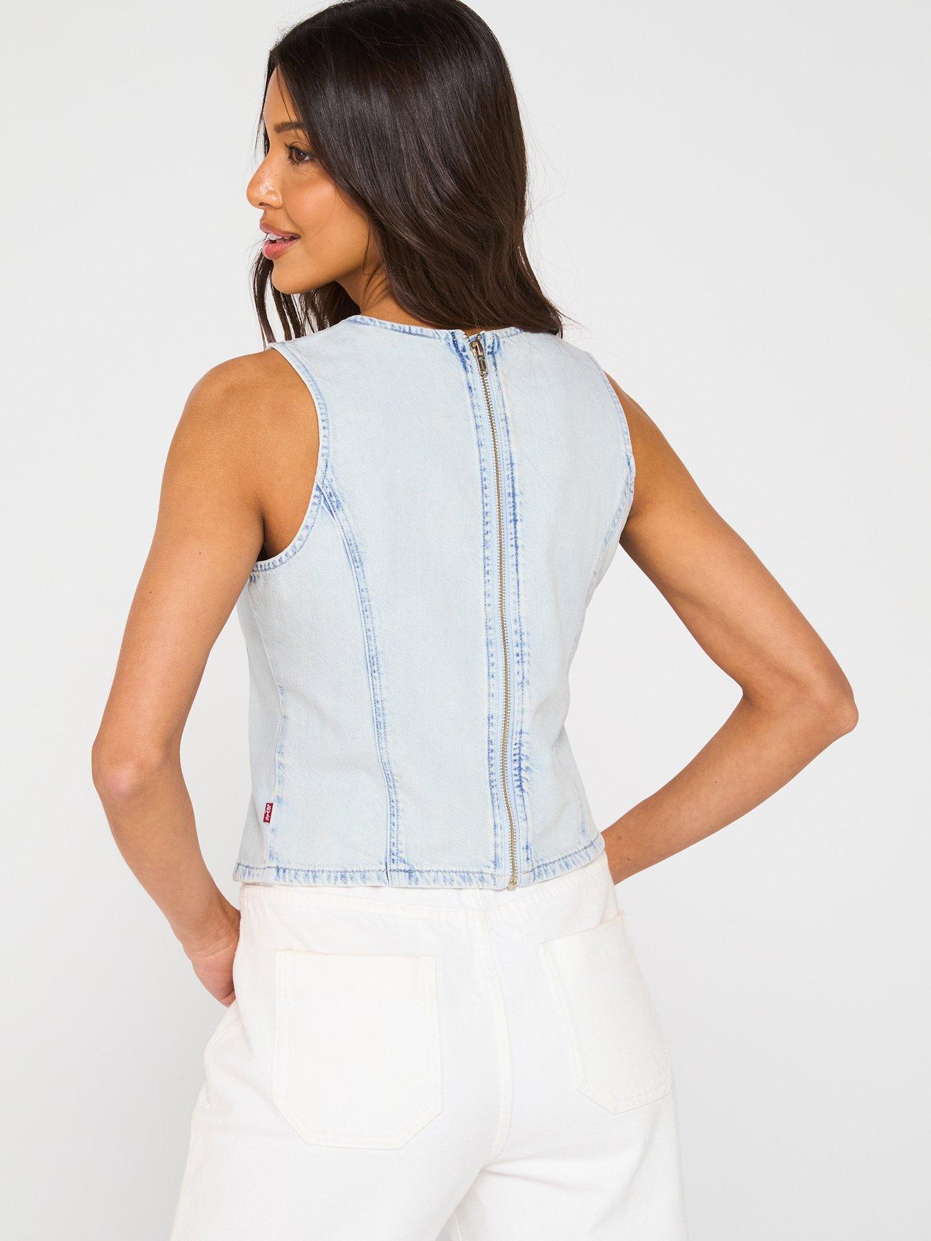 Levi's Topanga Denim Tank - Healing Waters Top | Littlewoods