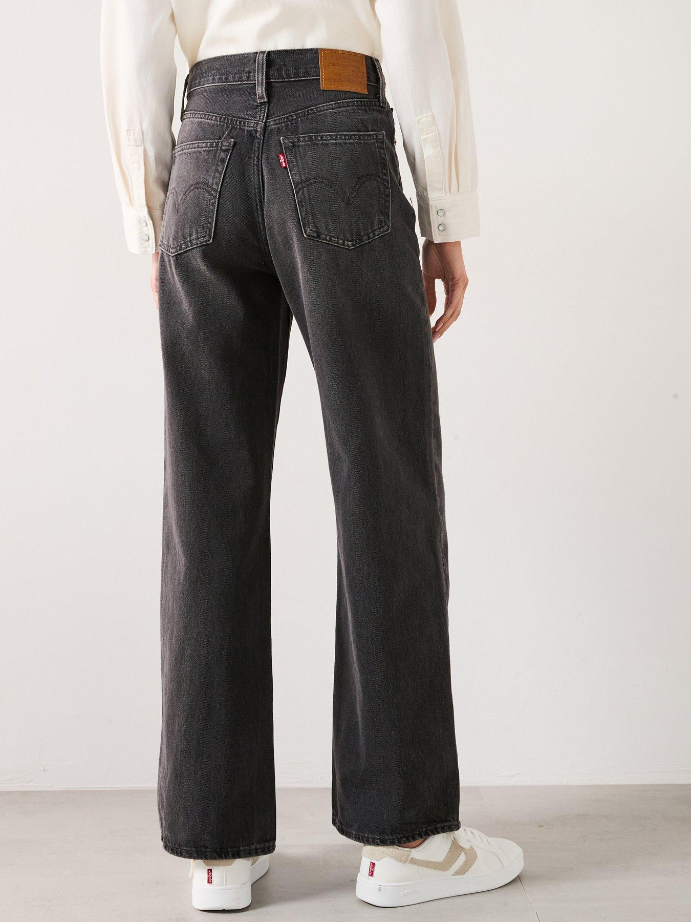 Levi's Ribcage Wide Leg Jeans - Swipe Up | littlewoods.com