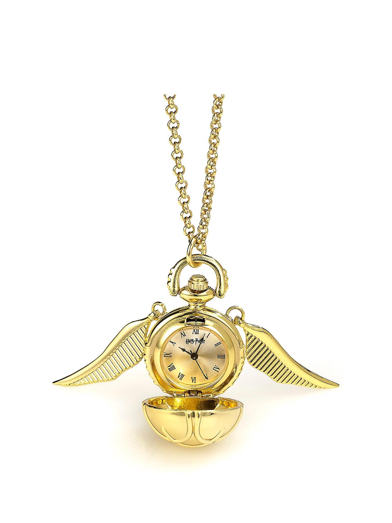 Harry Potter Golden Snitch Watch Necklace | Littlewoods