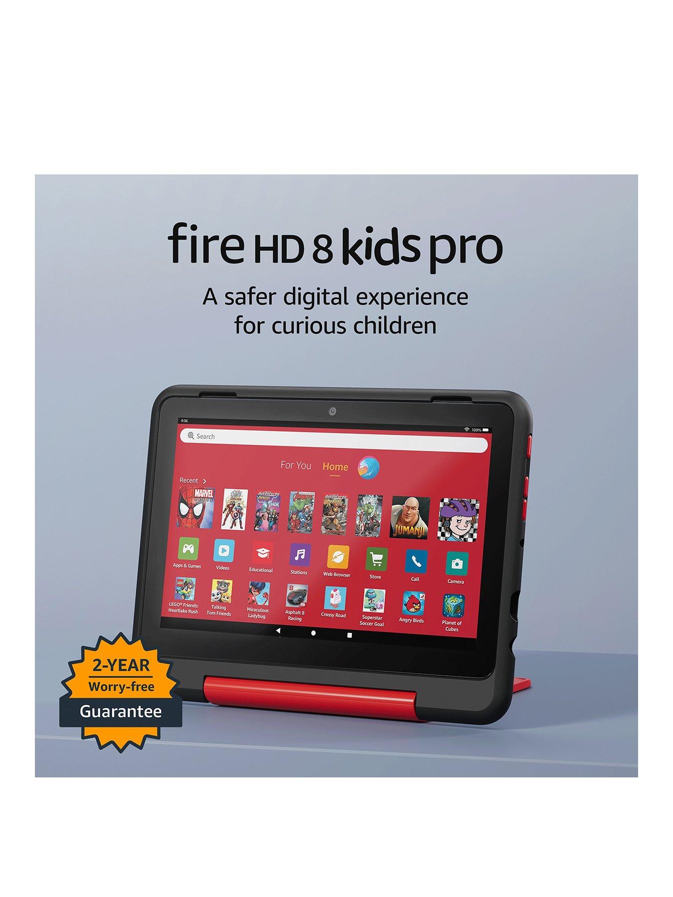 Amazon Fire HD 8 Kids Pro tablet, ages 6-12 , 3GB memory, 8" HD screen ...
