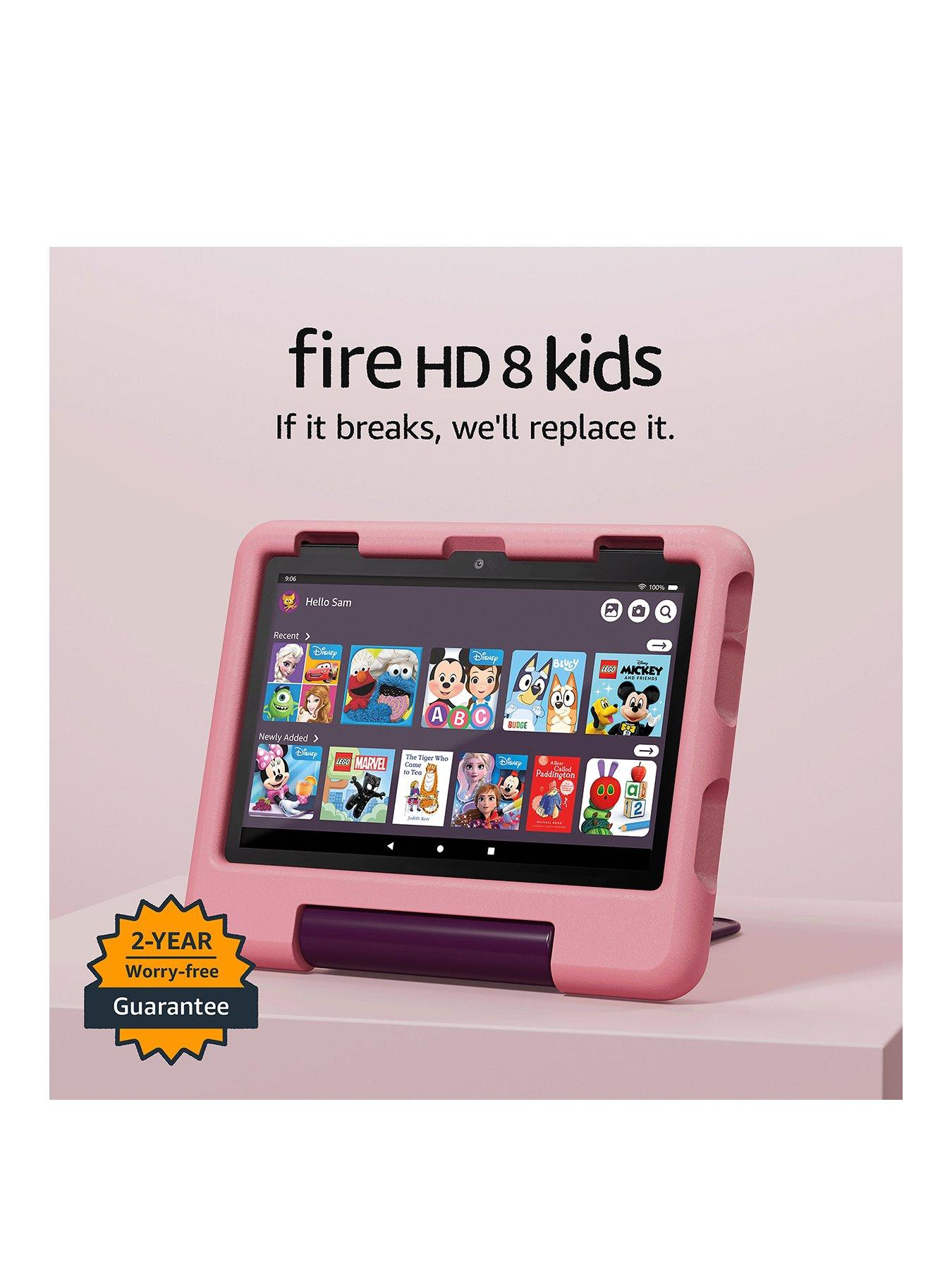 Amazon Fire HD 8 Kids tablet, ages 3-7 , 3GB memory, 32GB, Disney ...
