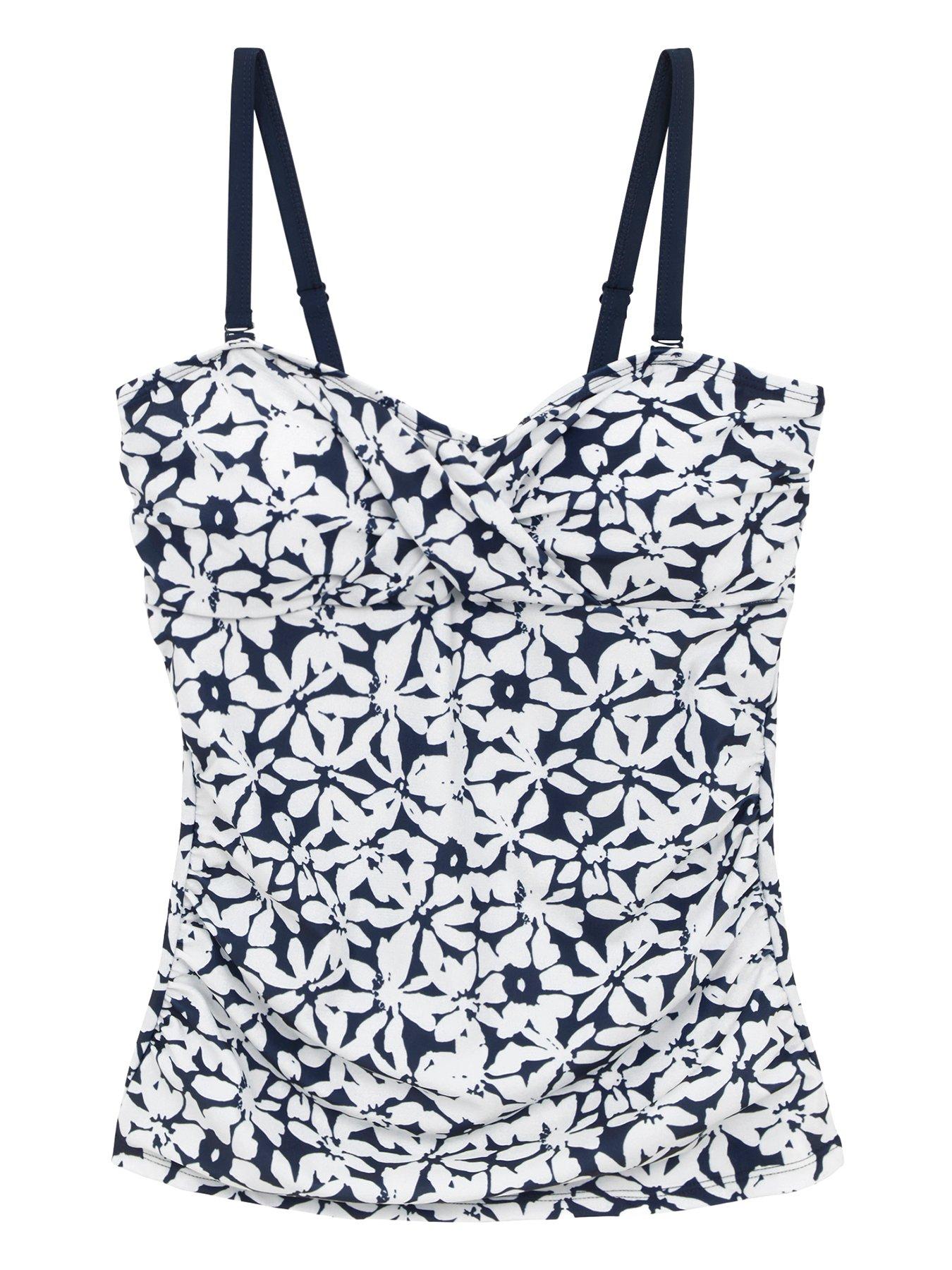 Regatta Womens Aceana Iii Swimming Tankini- White | Littlewoods