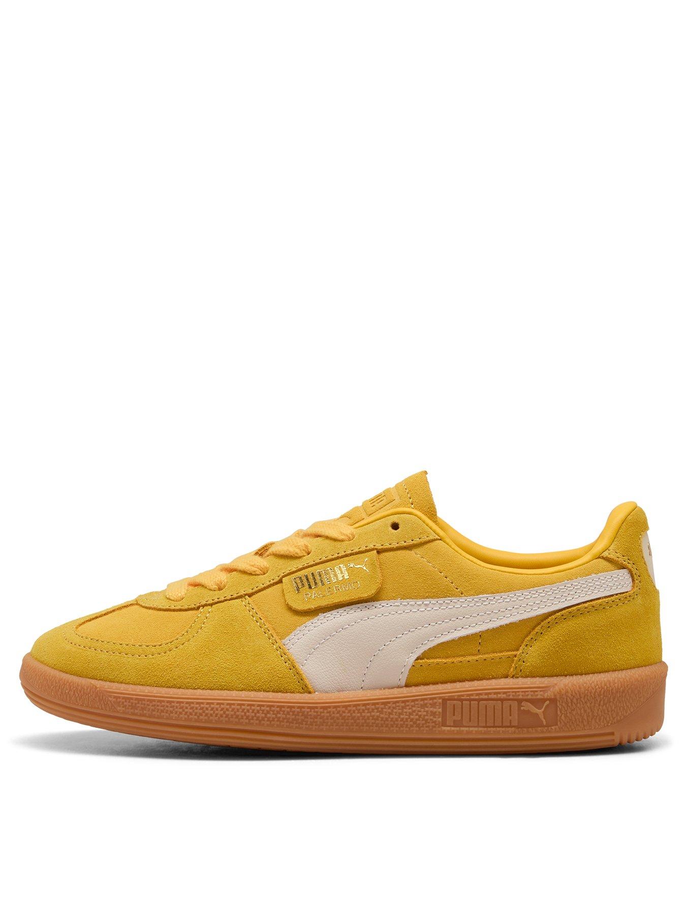 Puma Women's Palermo- Yellow Sizzle-Alpine Snow | Littlewoods