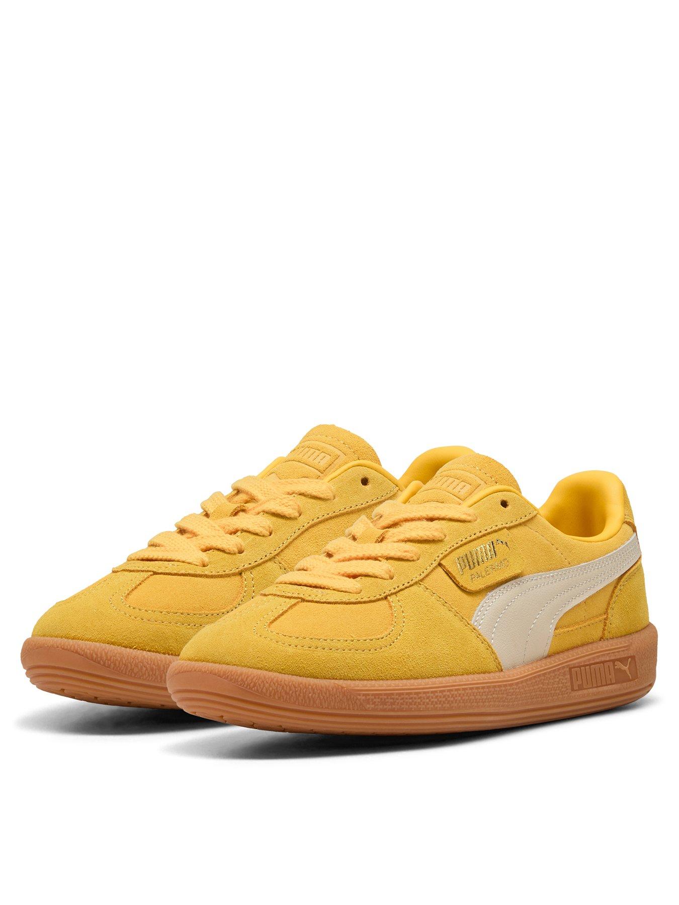 Puma Women's Palermo- Yellow Sizzle-Alpine Snow | Littlewoods