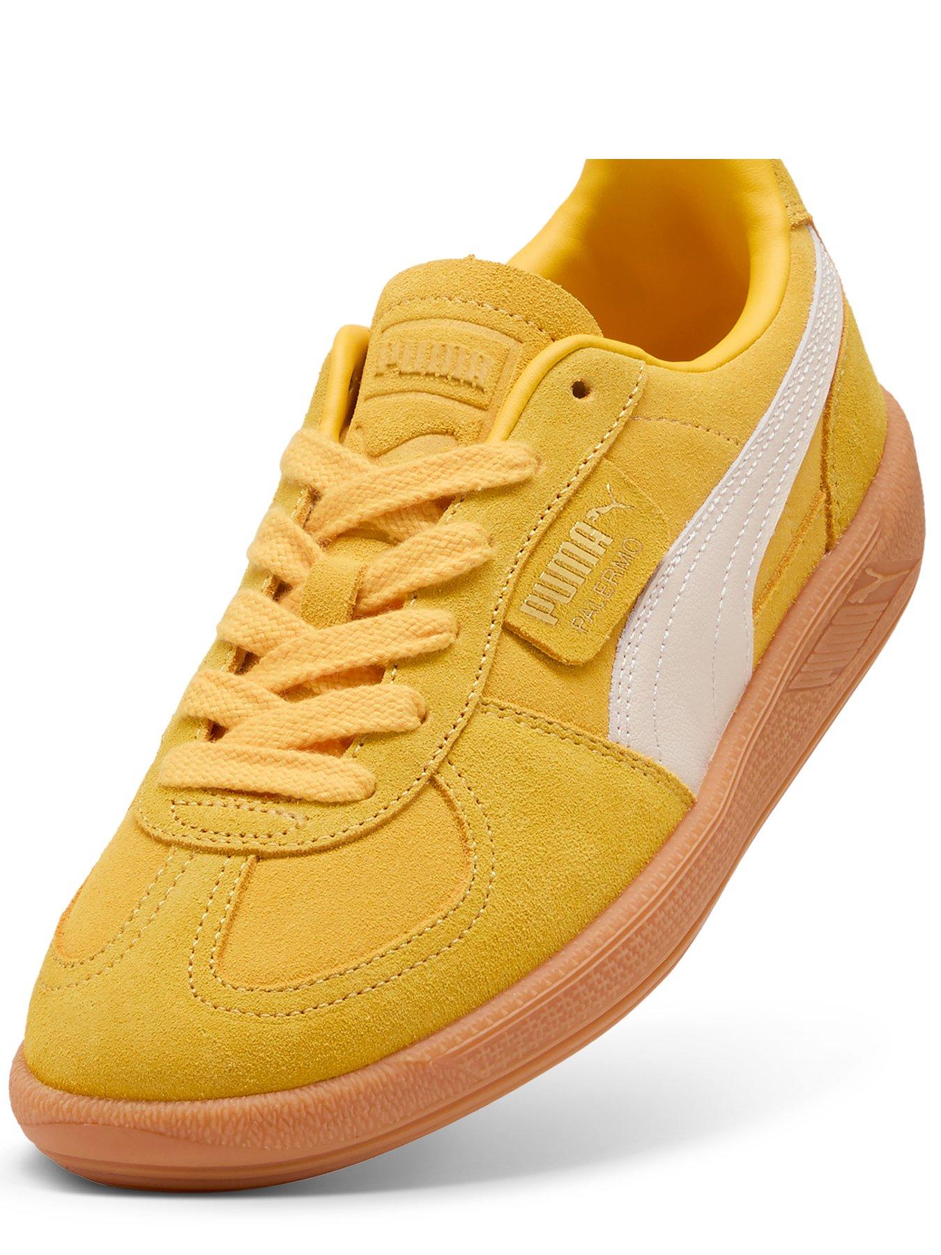 Puma Women's Palermo- Yellow Sizzle-Alpine Snow | Littlewoods