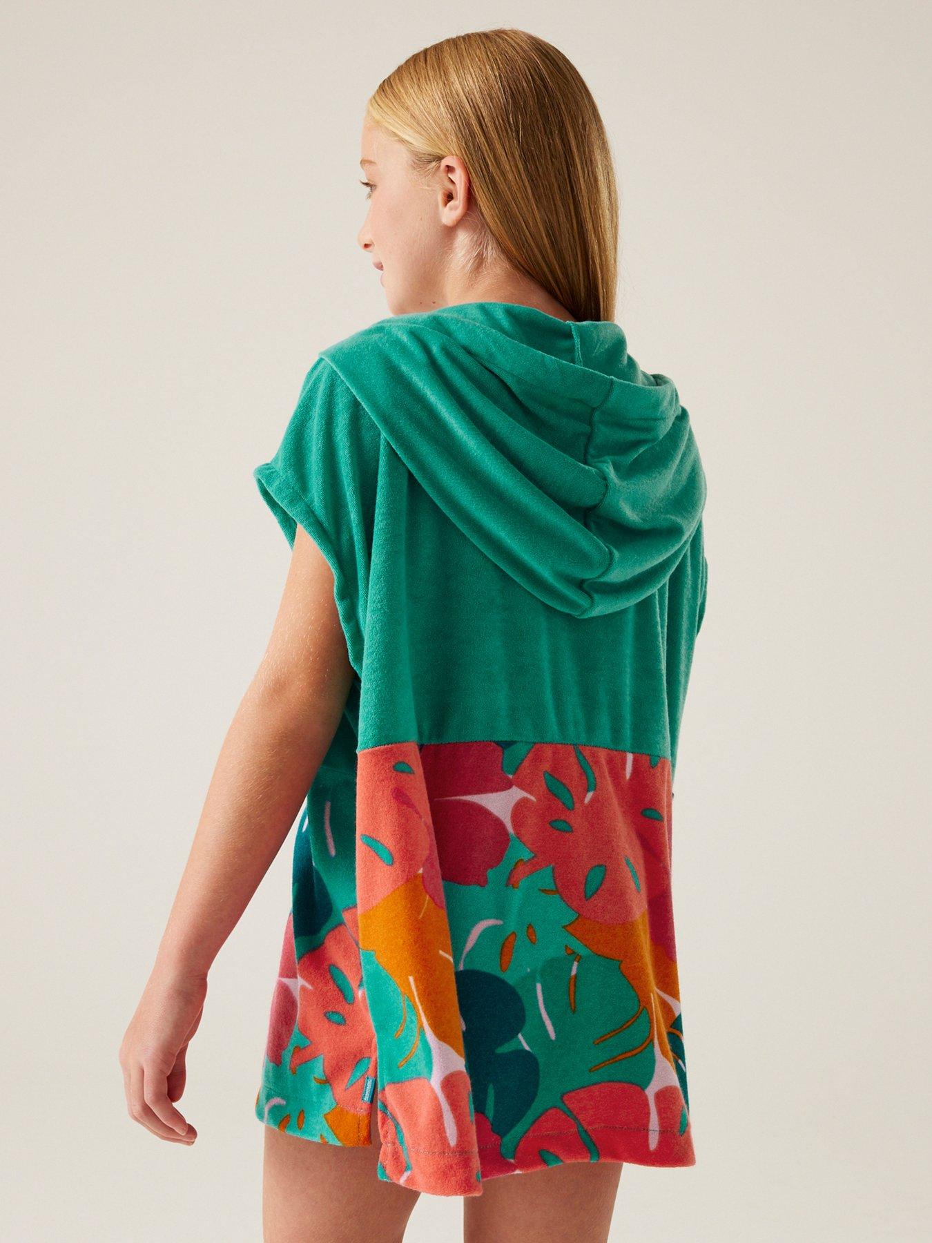 Regatta Kids Towelling Robe- Green | Littlewoods