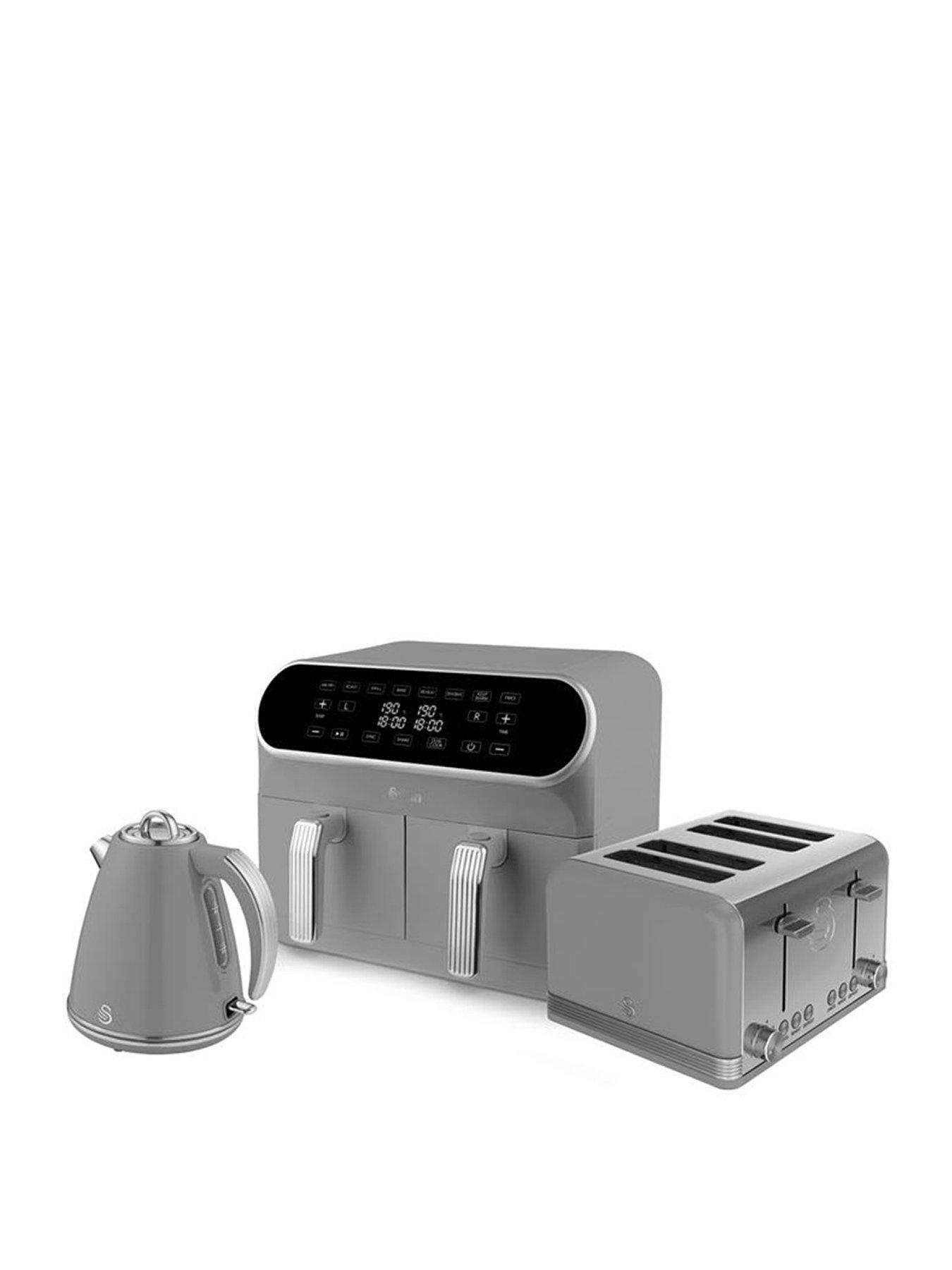 Swan Retro Kitchen Set, Grey | littlewoods.com