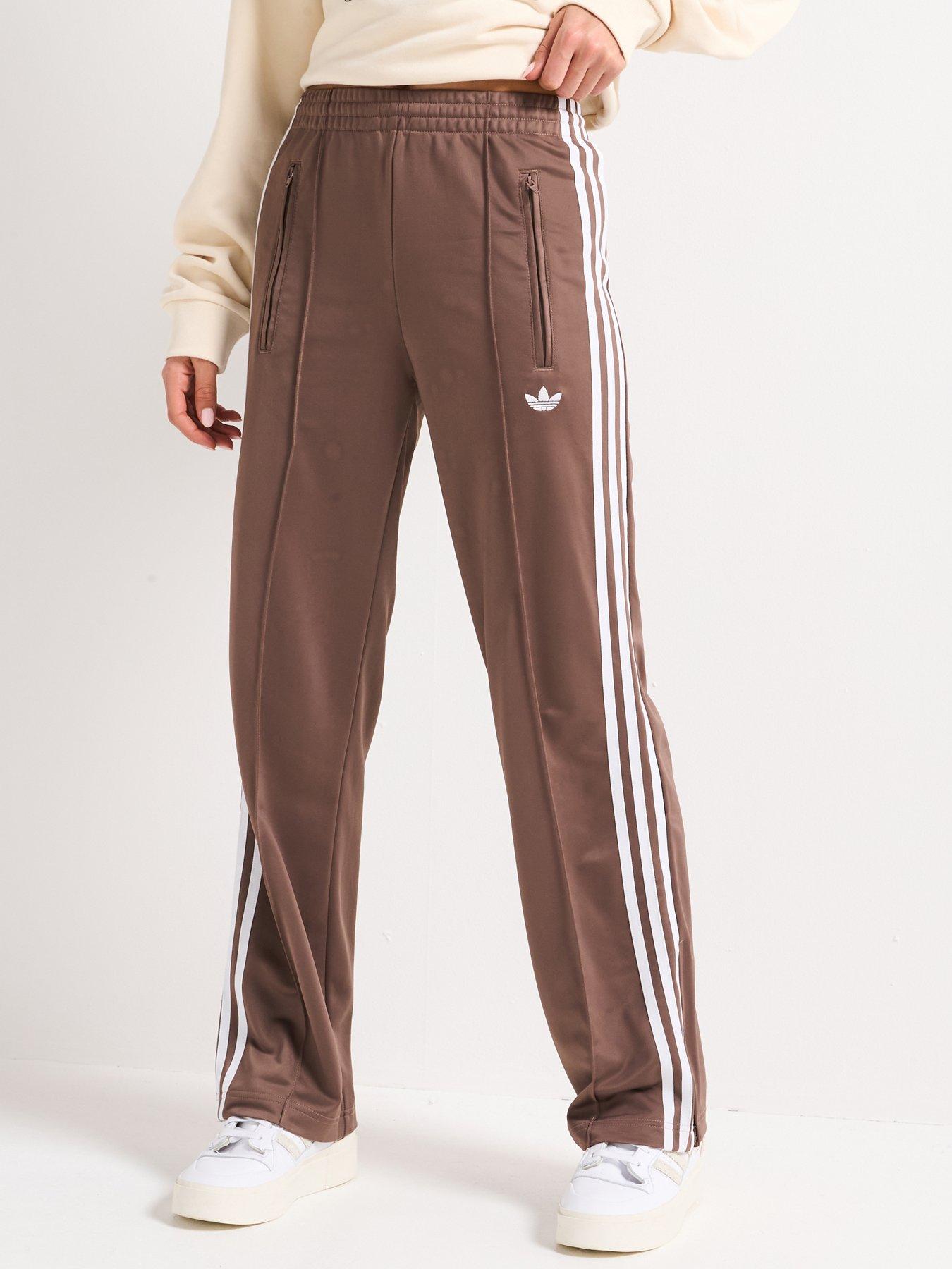 adidas Originals Womens Classic Firebird Tracksuit Bottoms - Brown ...