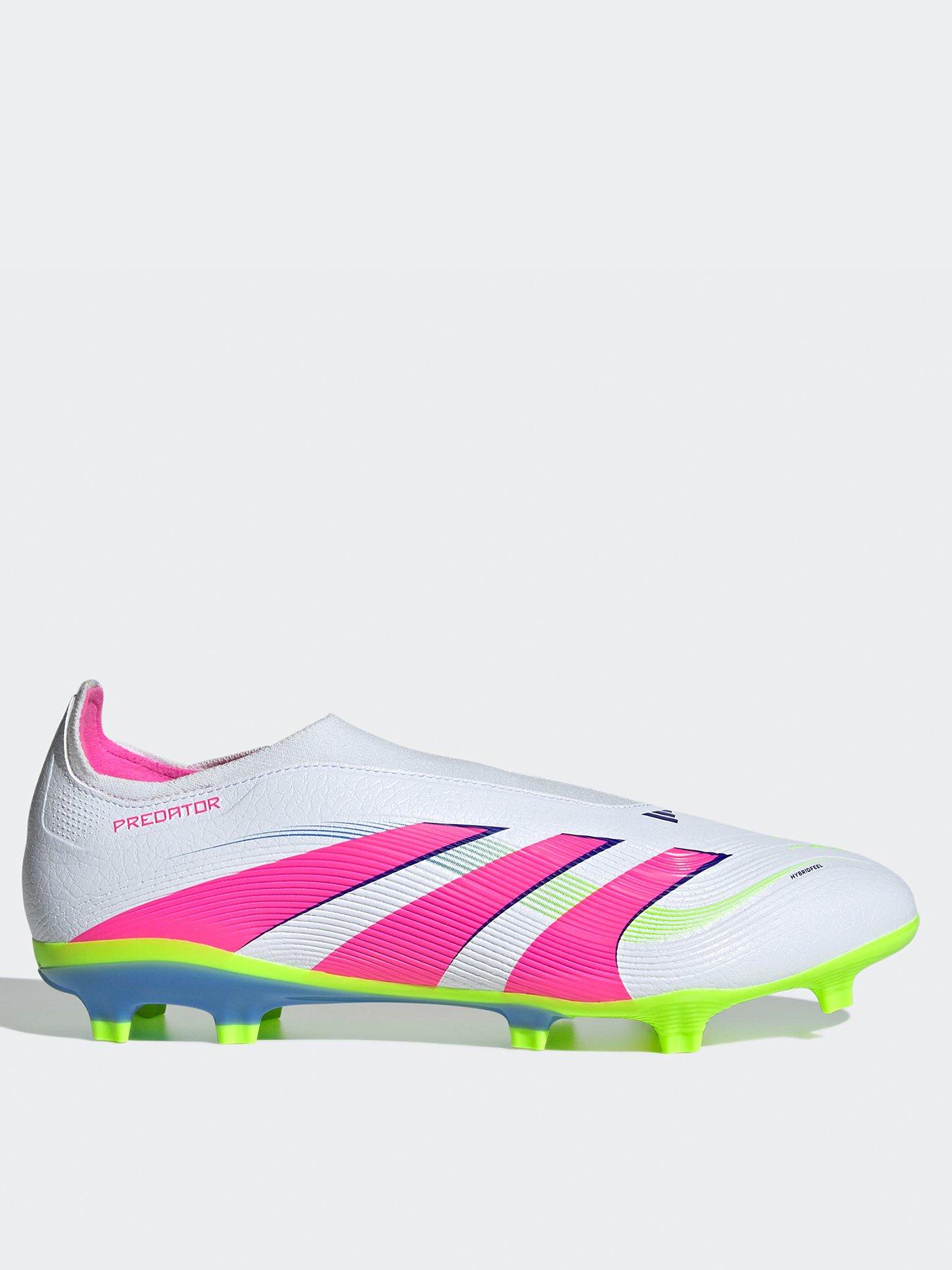 adidas Mens Predator League Laceless Firm Ground Football Boot - White ...