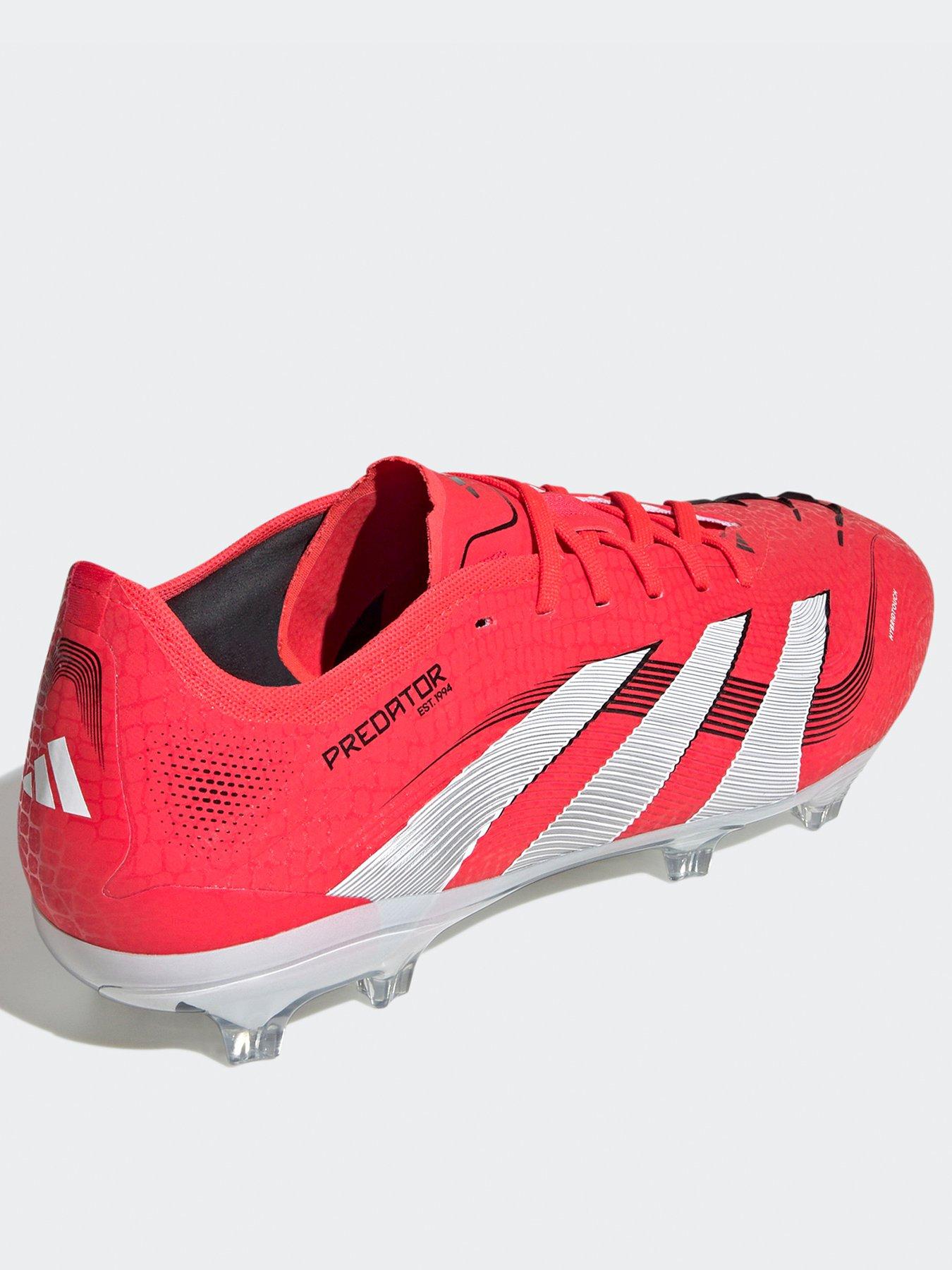 adidas Mens Predator Pro Firm Ground Football Boot - Red | Littlewoods