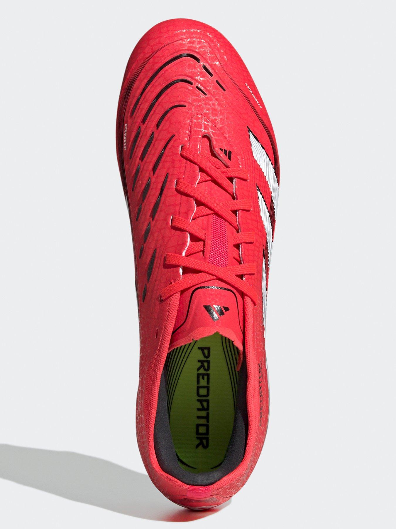 adidas Mens Predator Pro Firm Ground Football Boot - Red | Littlewoods