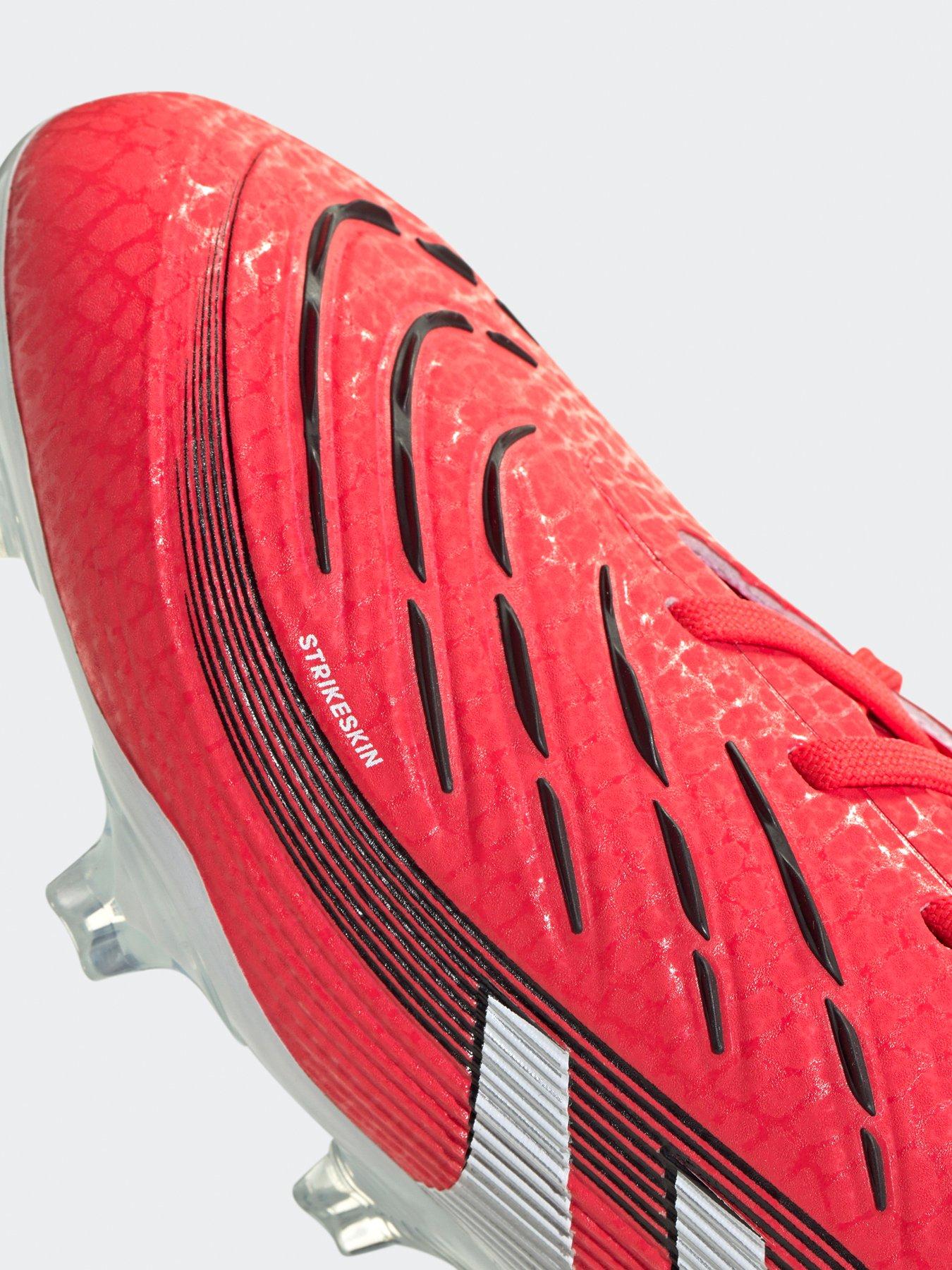 adidas Mens Predator Pro Firm Ground Football Boot - Red | Littlewoods
