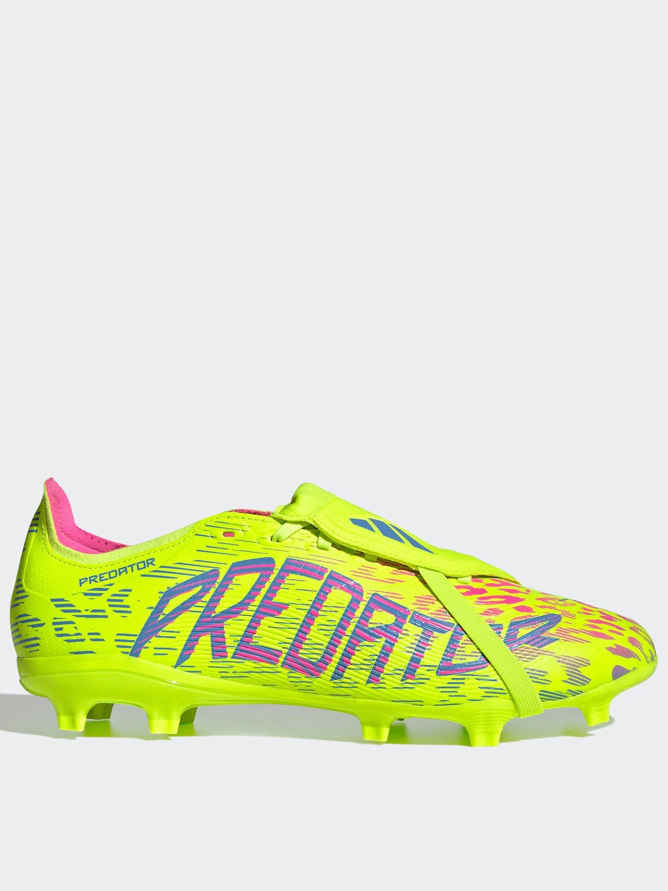 adidas Mens Predator League Ft Firm Ground Football Boot - Yellow ...
