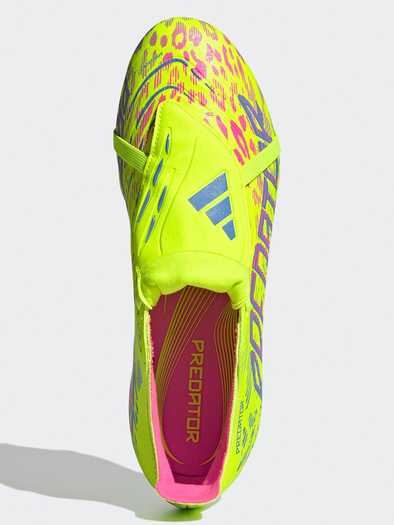 adidas Mens Predator League Ft Firm Ground Football Boot - Yellow ...