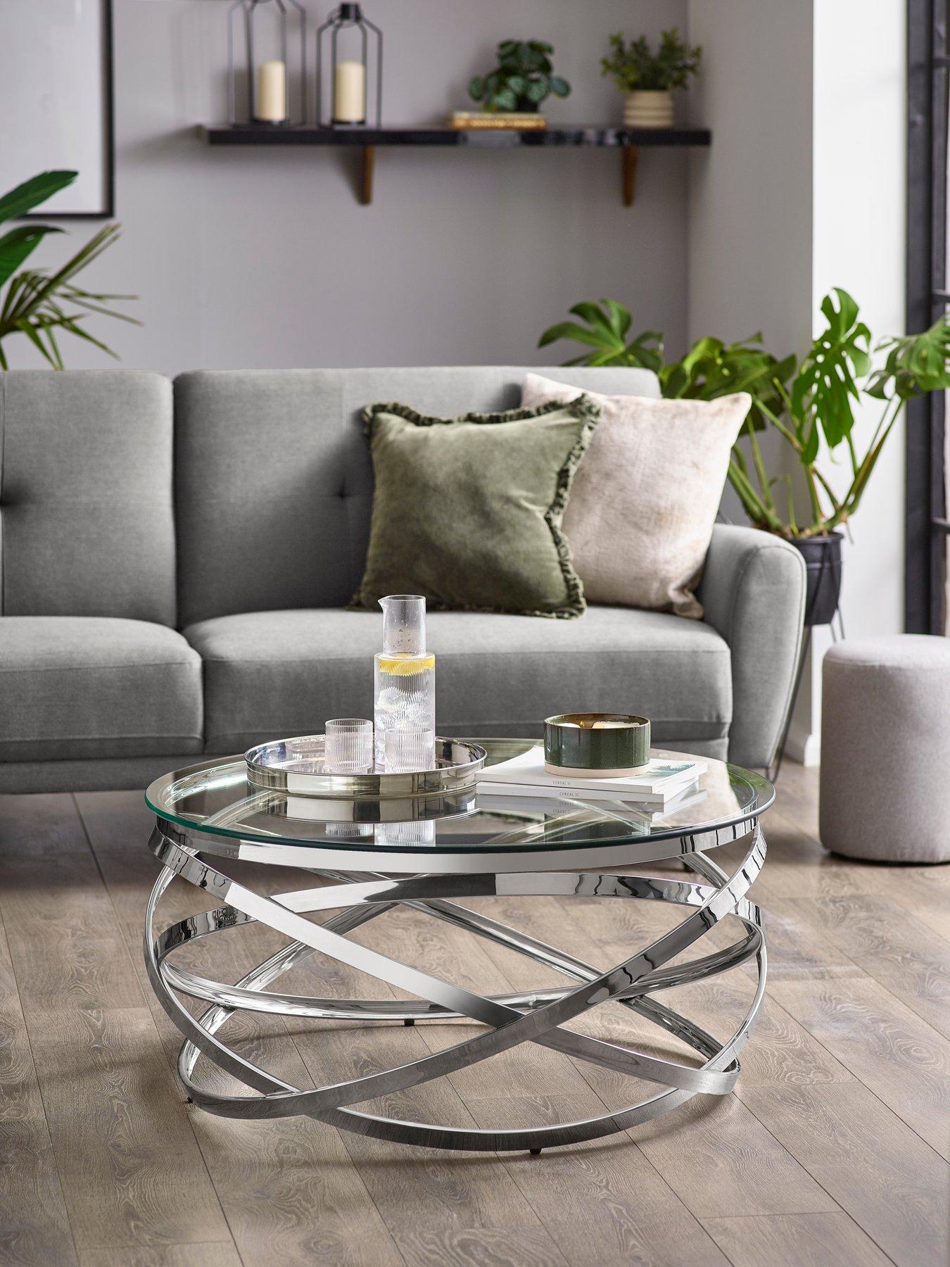 Julian Bowen Vienna Glass Top Coffee Table | Littlewoods