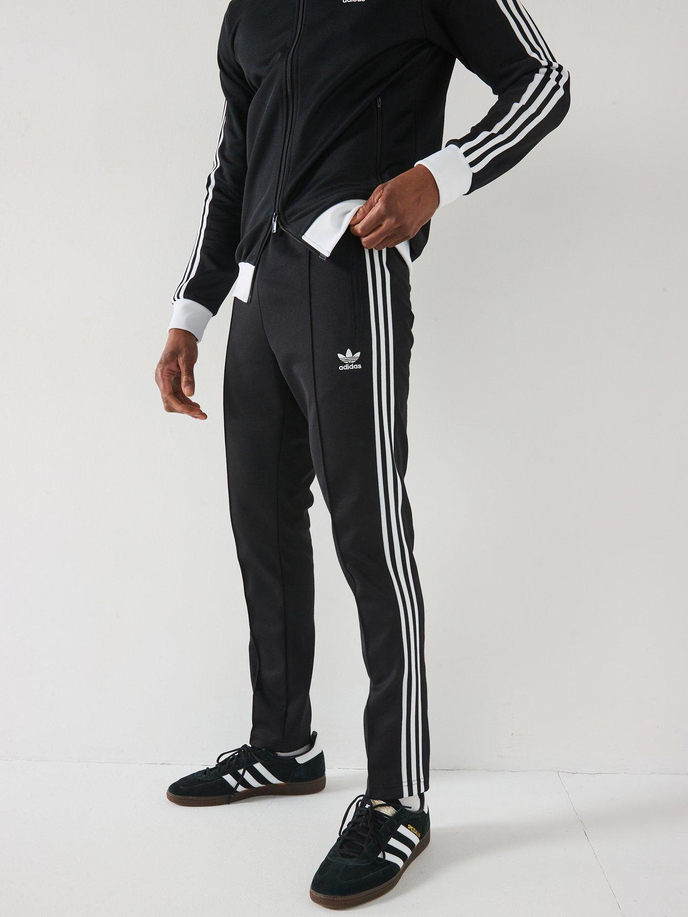 adidas Originals Mens Adicolor Beckenbauer Classic Track Pants - Black ...