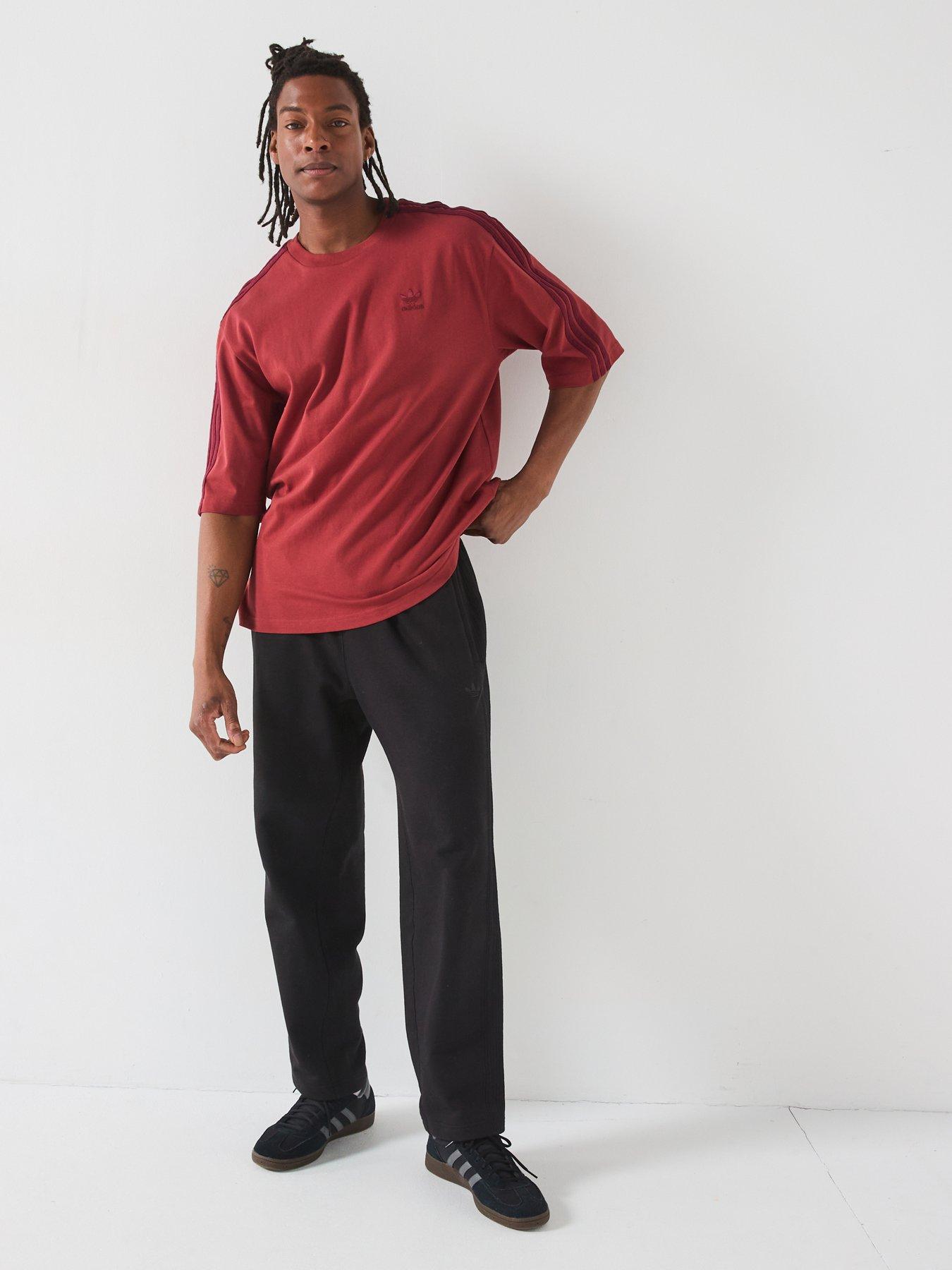 adidas Originals Men's Adicolor Oversized T-Shirt - Preloved Ruby ...