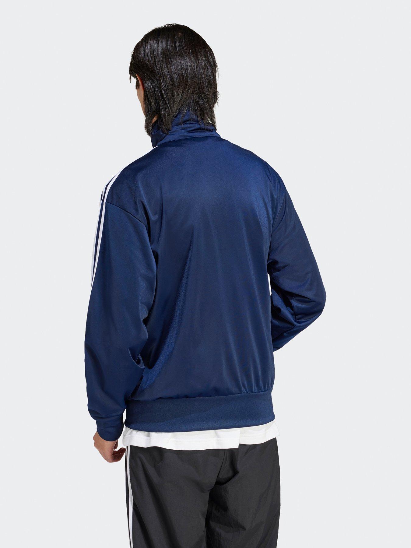 adidas Originals Mens Firebird Tracksuit Top - Navy | Littlewoods