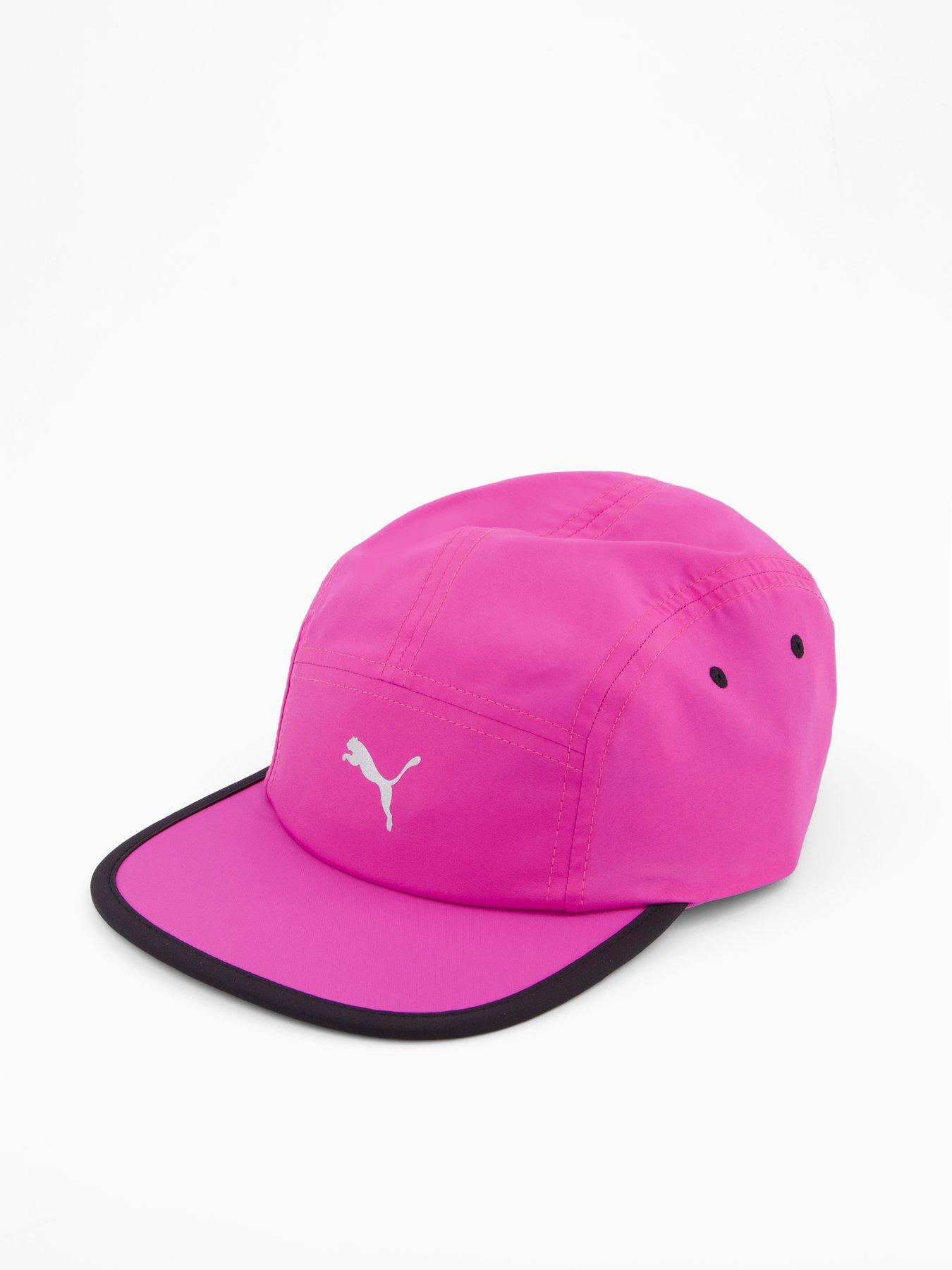 Puma Womens Running Essential 5 Panel Cap - Wild Berry | Littlewoods