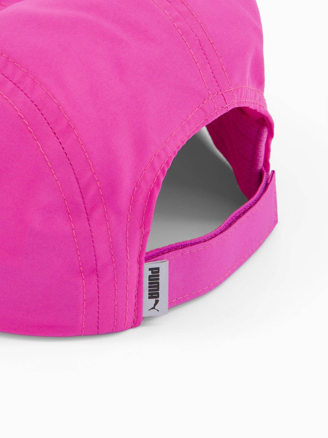 Puma Womens Running Essential 5 Panel Cap - Wild Berry | Littlewoods
