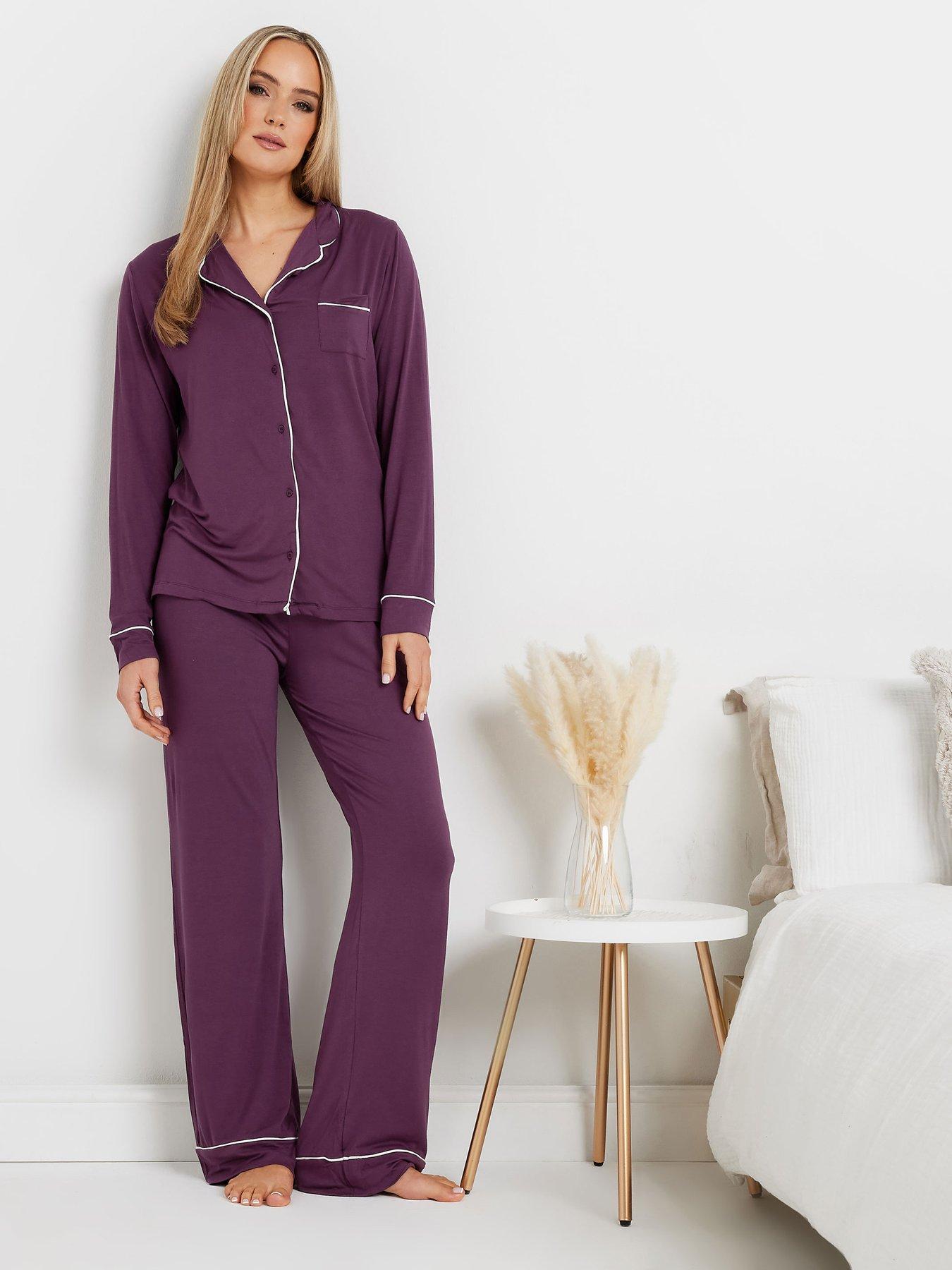 Long Tall Sally Tall Long Sleeve Pj Set - Red | littlewoods.com