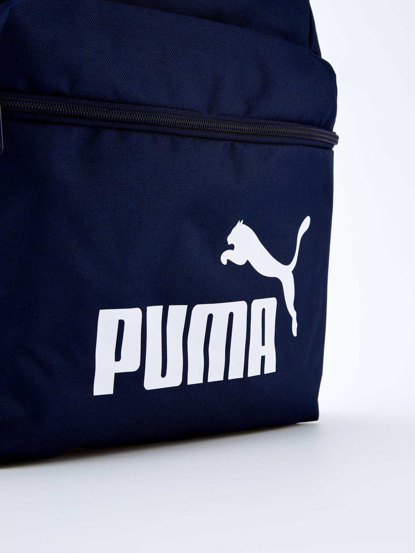 Puma Phase Backpack - Navy/White | Littlewoods