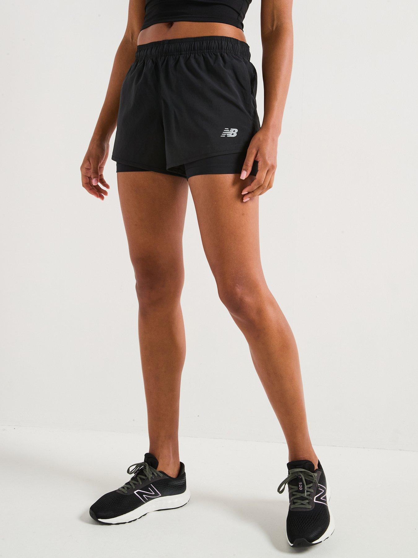 New Balance Women's Running Sport Essentials 2-In-1 3 Inch Shorts ...